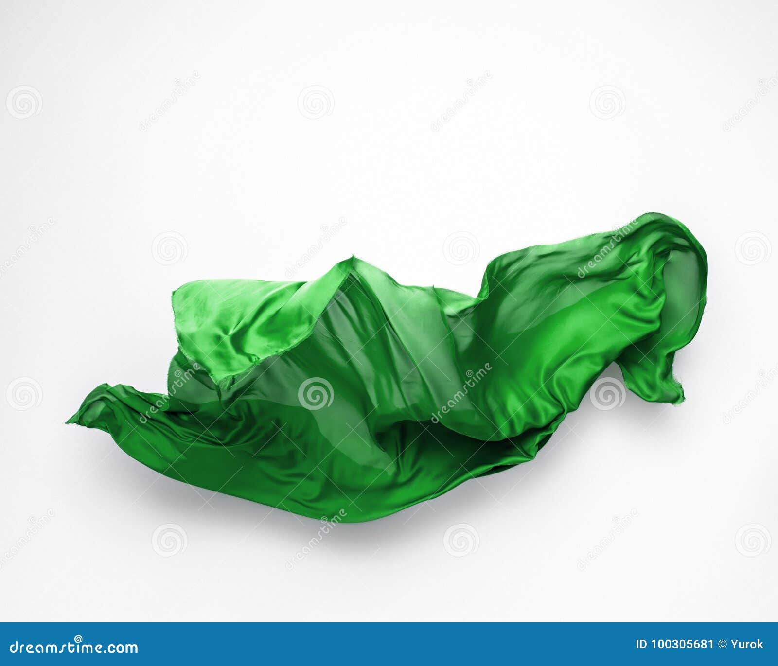 Green flying fabric stock image. Image of flying, speed - 100305681