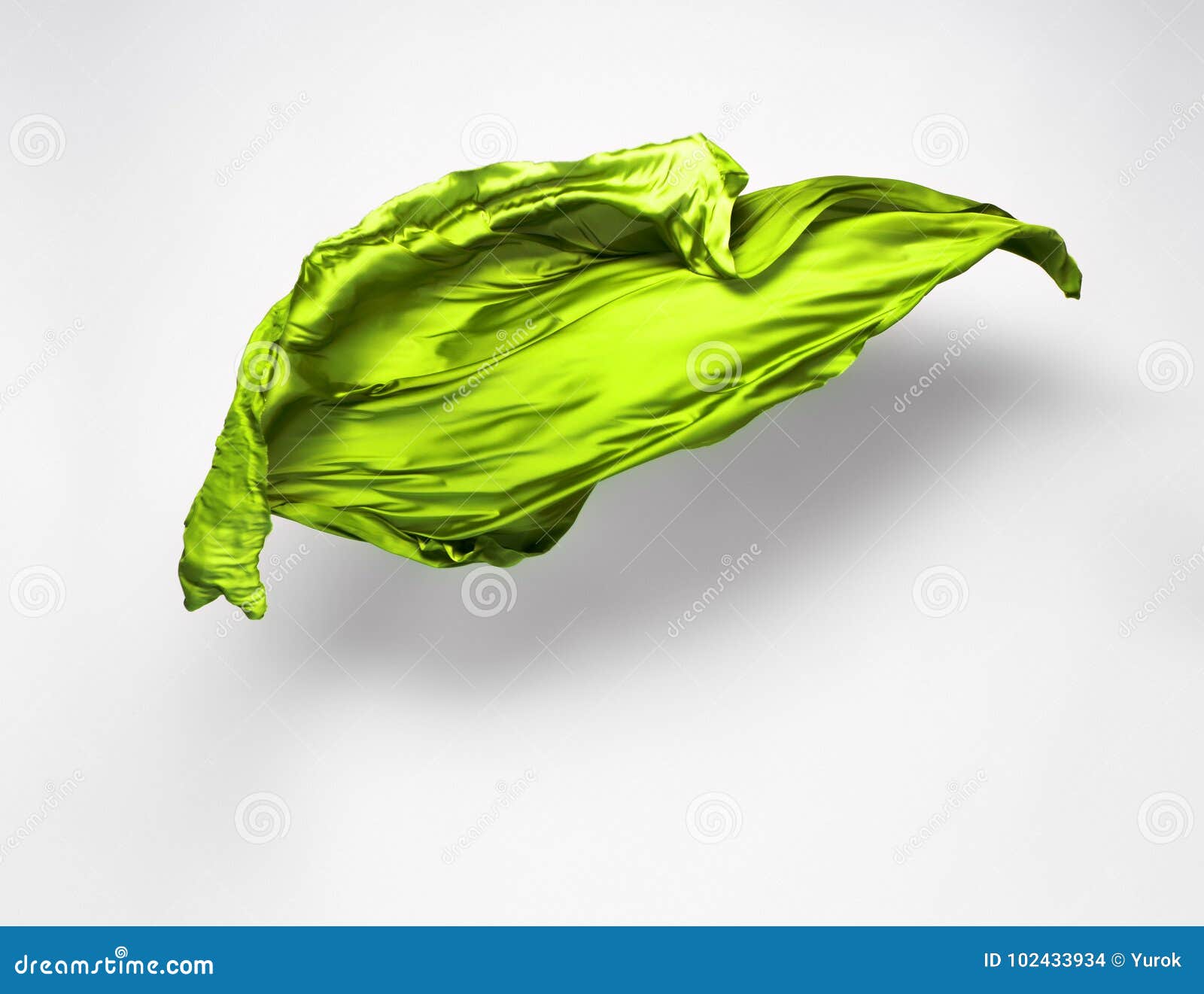 Green flying fabric stock photo. Image of design, soar - 102433934