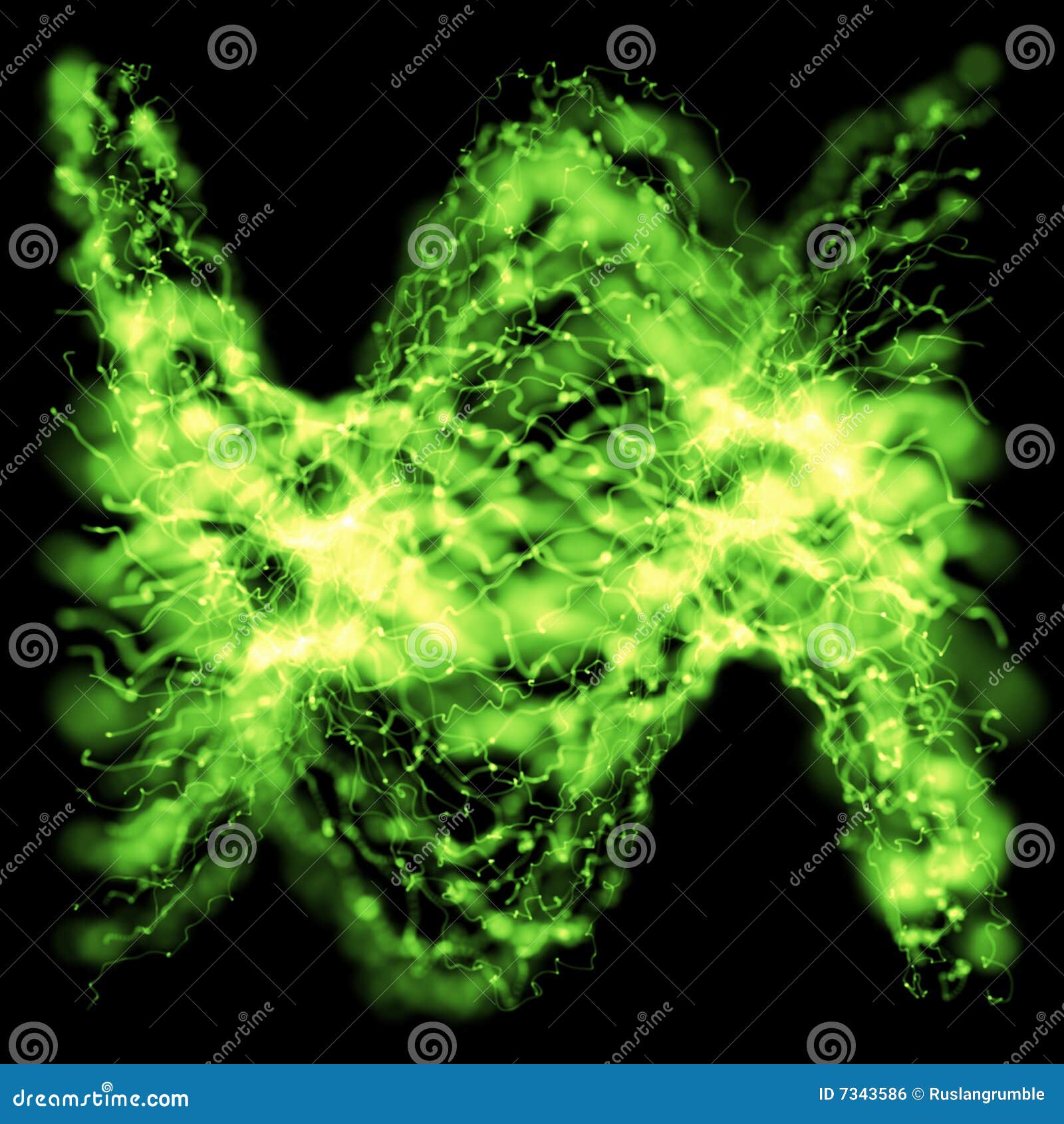 Green foggy wavy strings stock illustration. Illustration of beauty ...