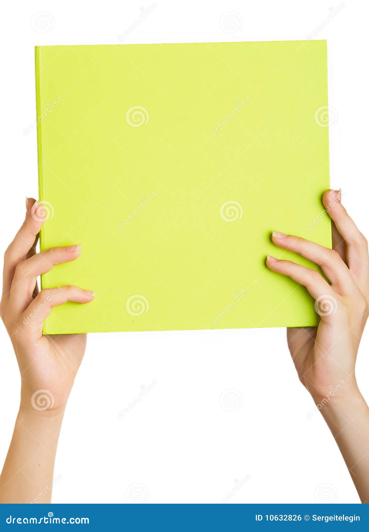 Green folder stock photo. Image of isolated, office, binder - 10632826