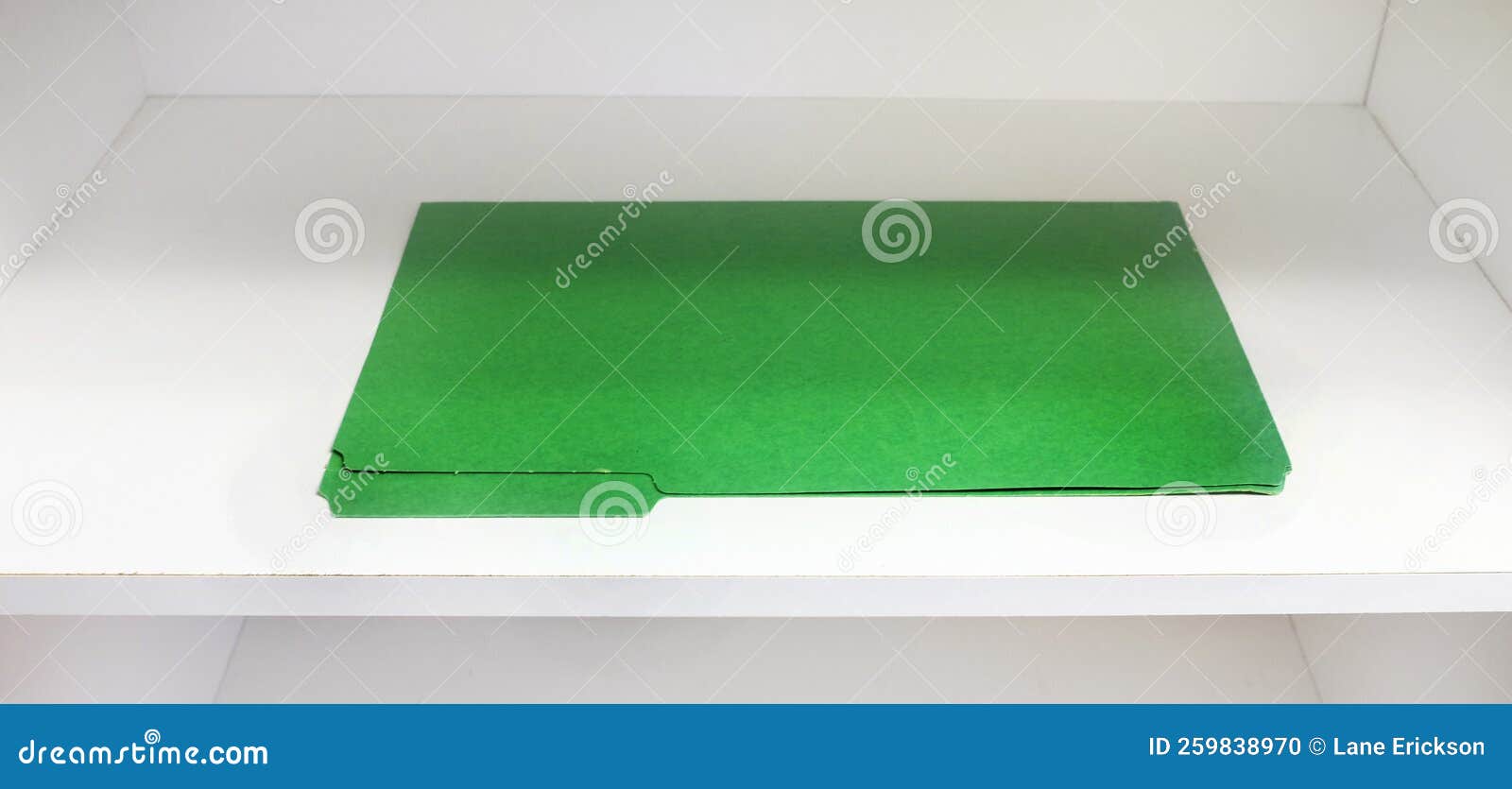 Green Folder Files in Office Stock Photo - Image of commerce, document ...