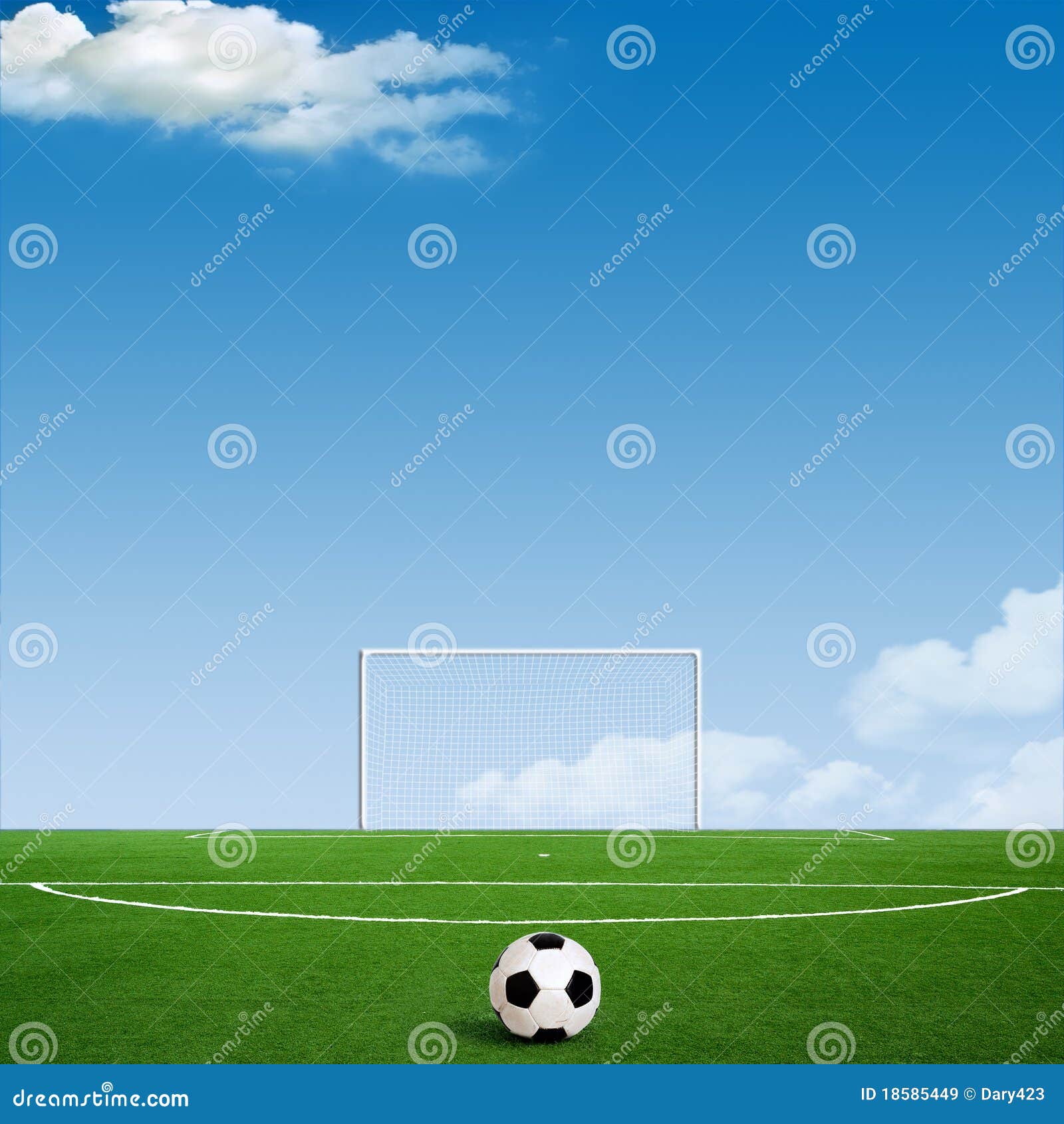 Green football stock image. Image of conservation, play - 18585449