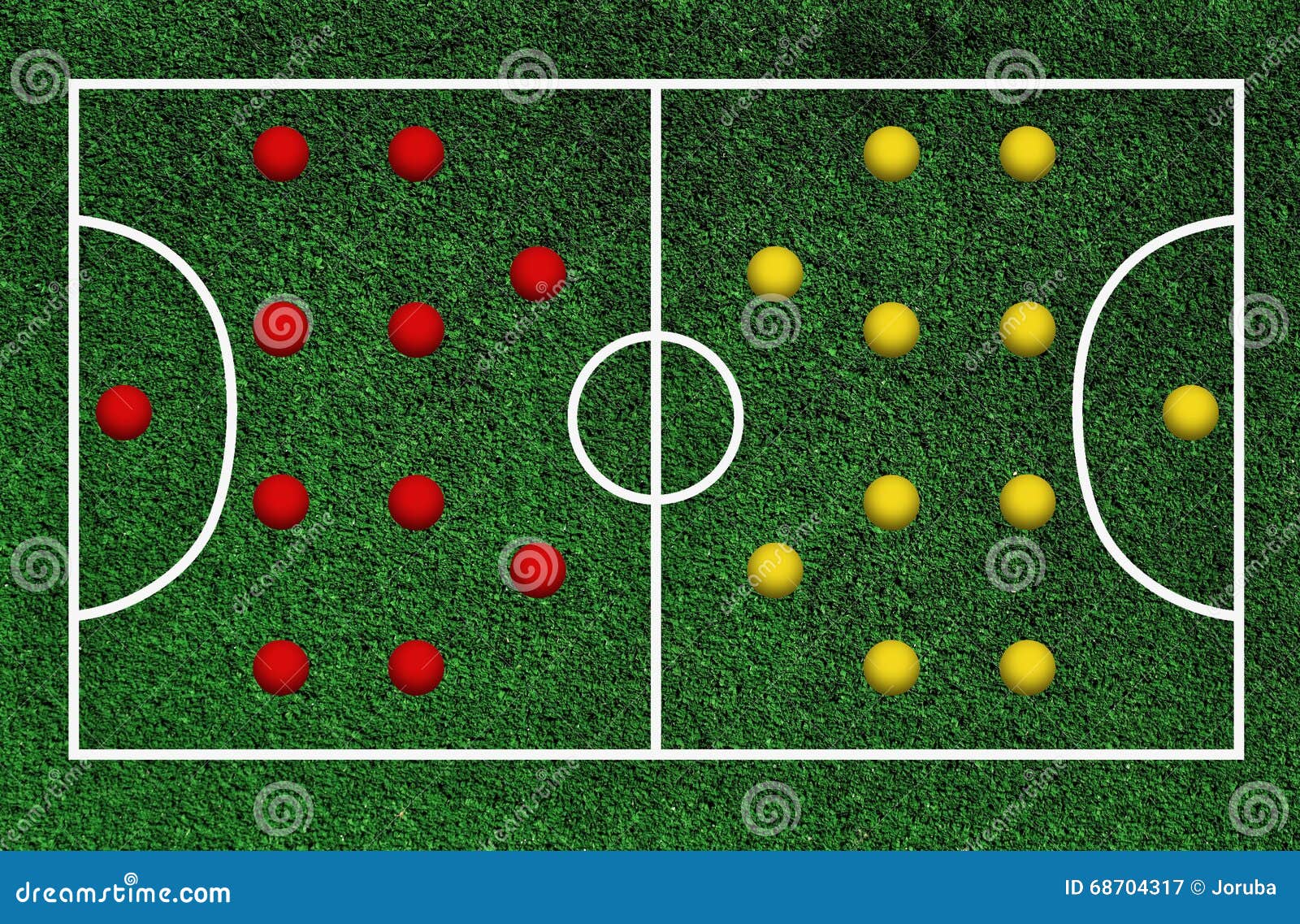 Green football pitch stock illustration. Illustration of gridiron ...