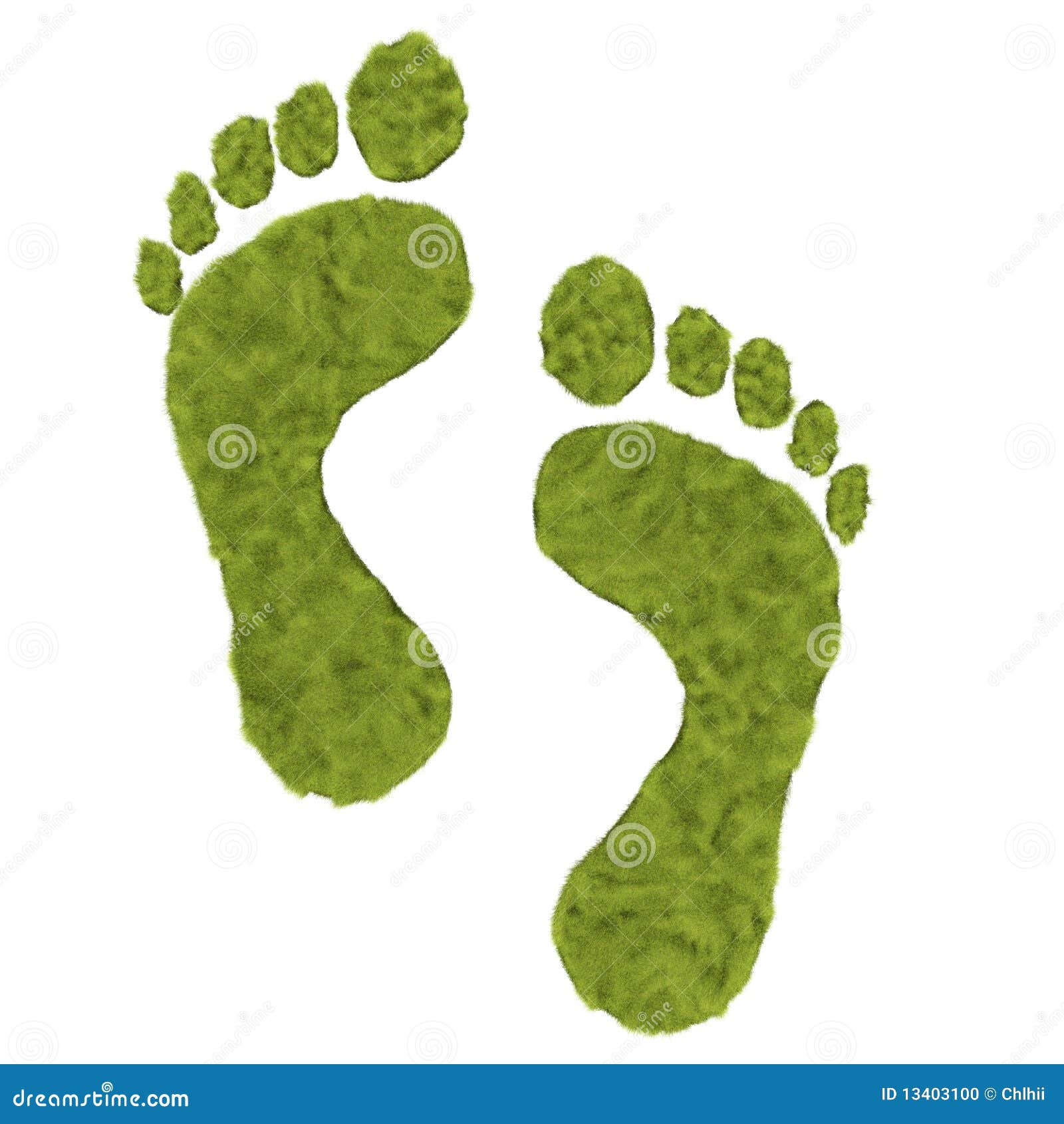 Green footprints stock photo. Image of toes, ecology - 13403100