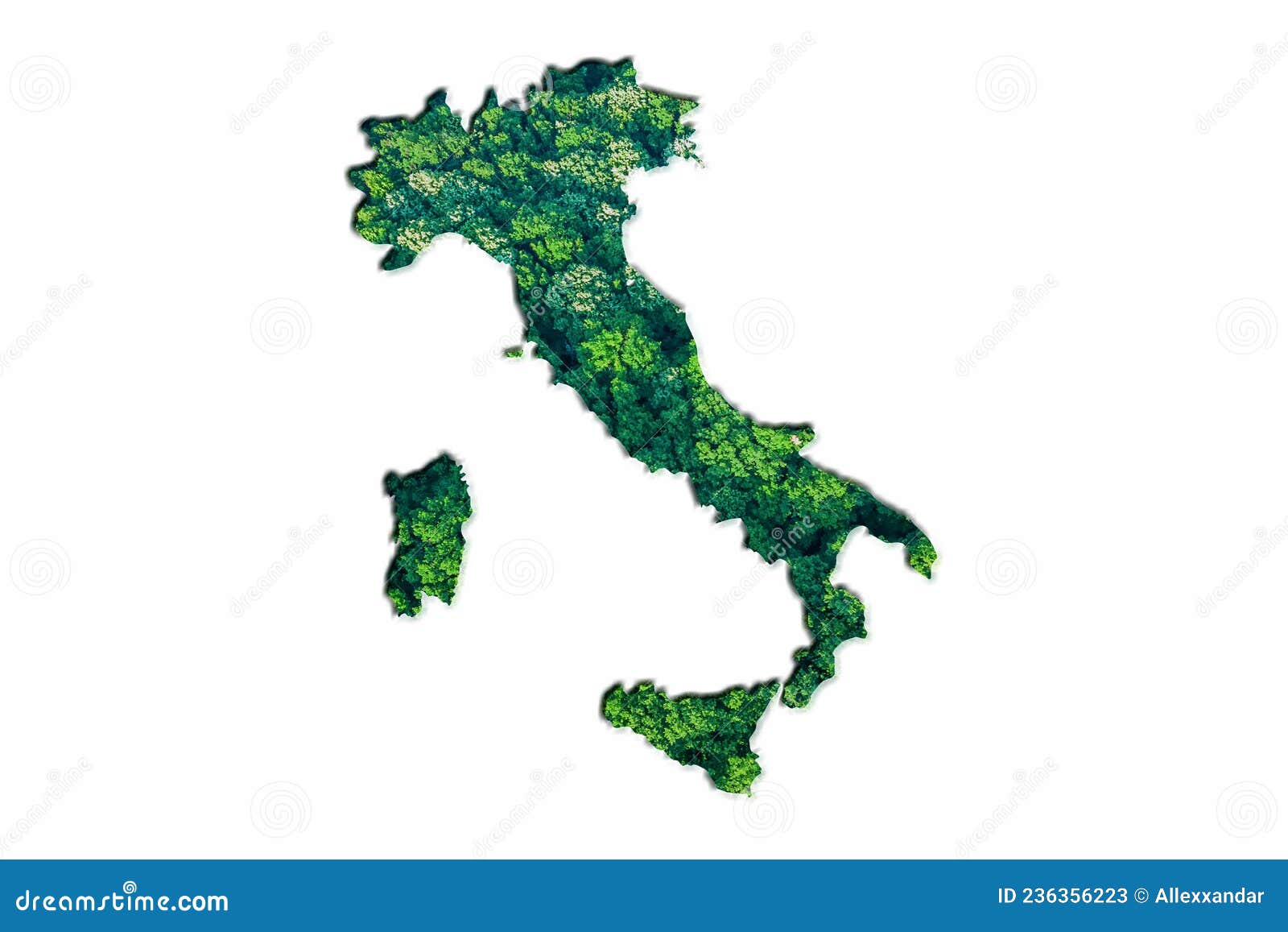 Green Forest Map of Italy stock image. Image of friendly - 236356223