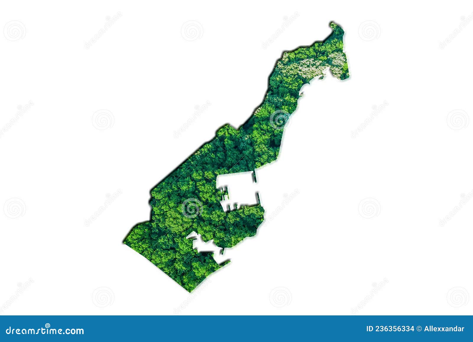 Green Forest Map of Monaco stock photo. Image of european - 236356334