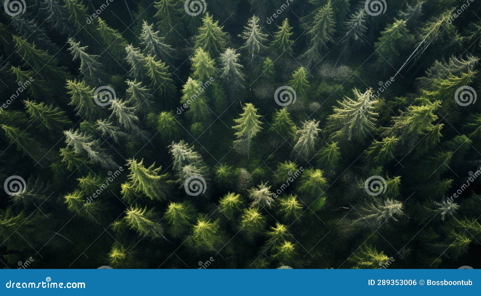 Green forest. Top view stock photo. Image of wild, trees - 289353006