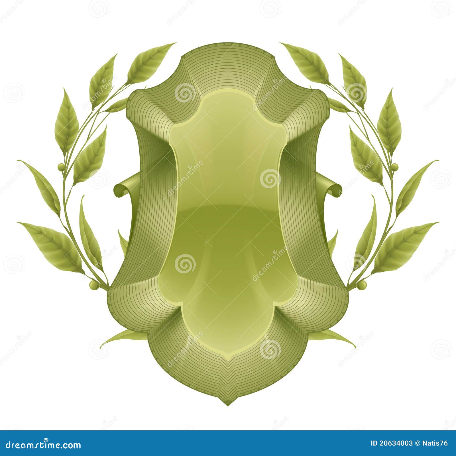Green Frame stock vector. Illustration of graphic, isolated - 20634003