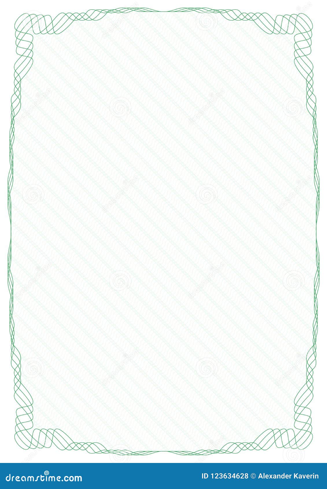Green Frame Border with Security Protective Grid Stock Vector ...