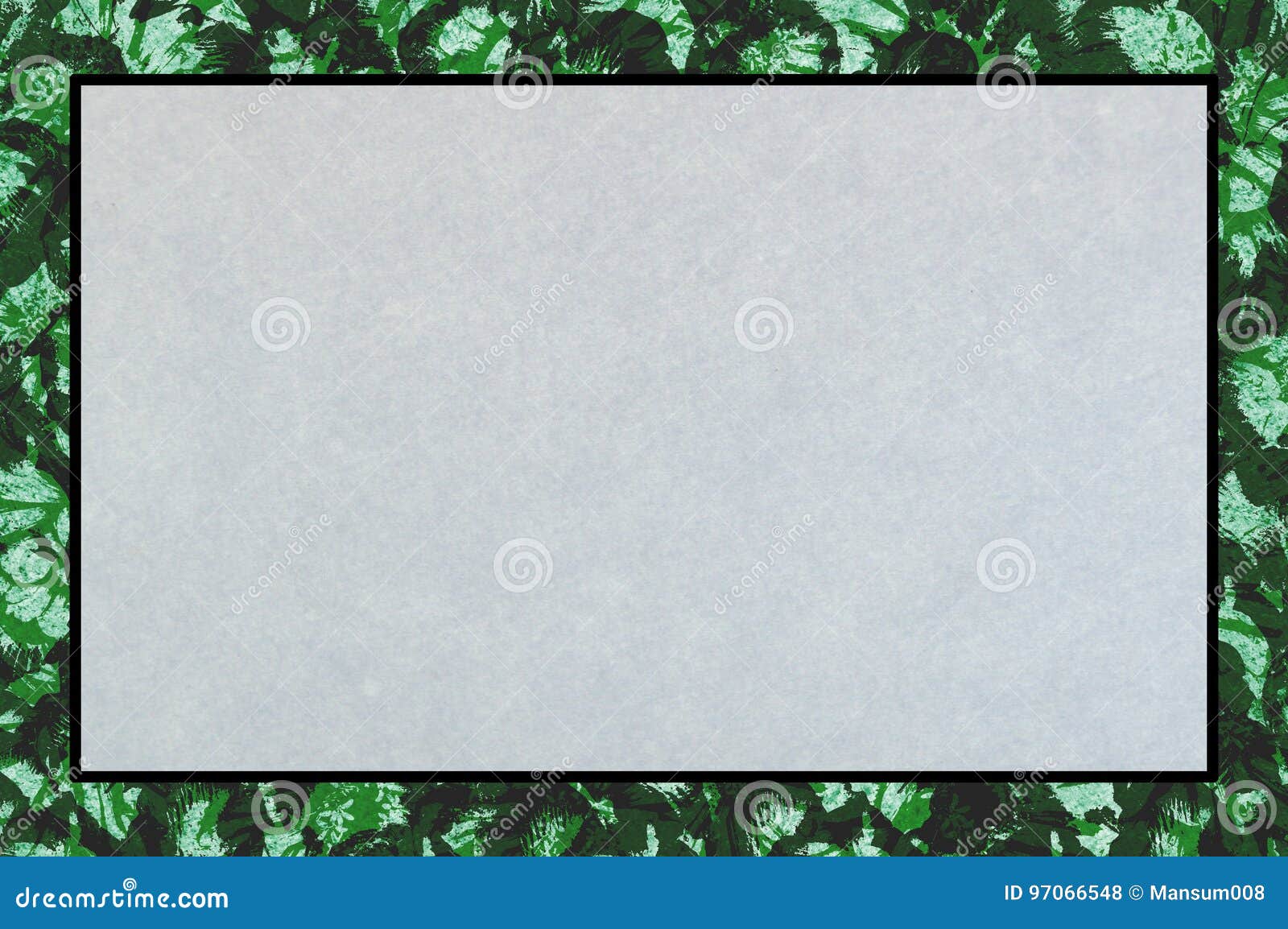 Green Frame Template Background Stock Illustration - Illustration of ...