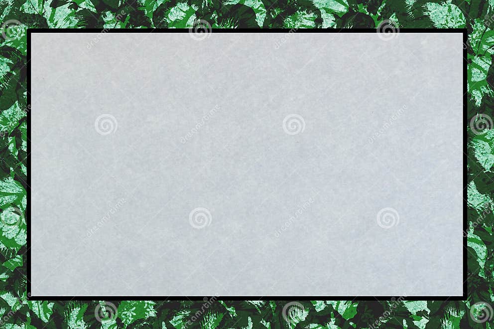Green Frame Template Background Stock Illustration - Illustration of ...