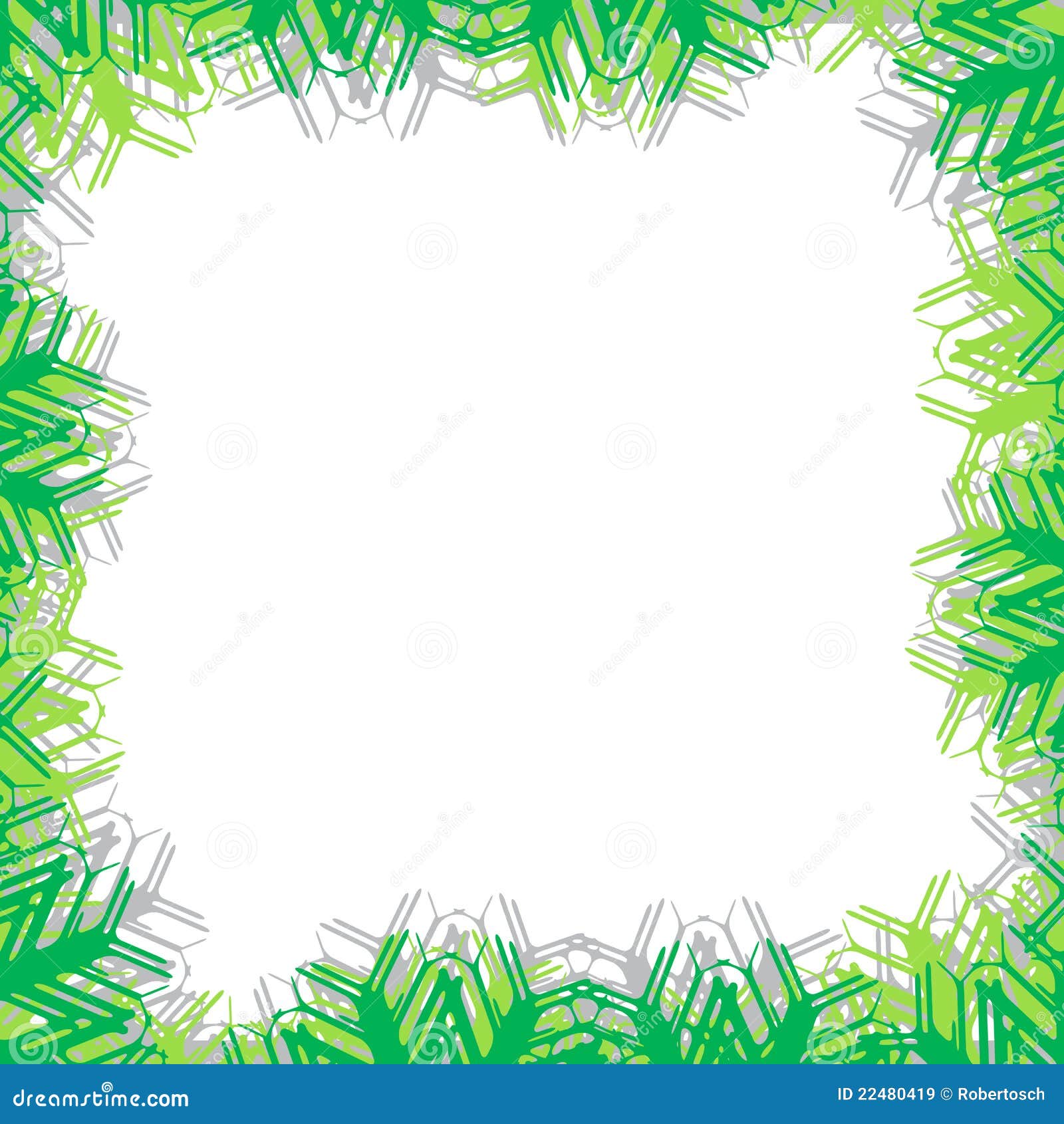 Green frame vector stock vector. Illustration of leaves - 22480419
