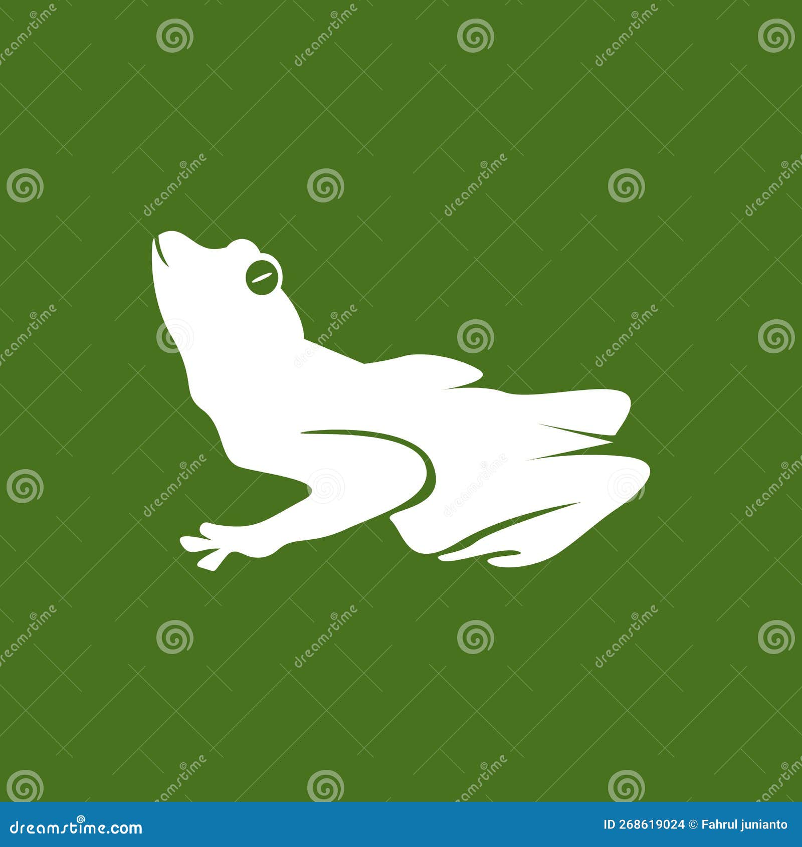 Green Frog Icon and Symbol Vector Illustration Stock Illustration ...