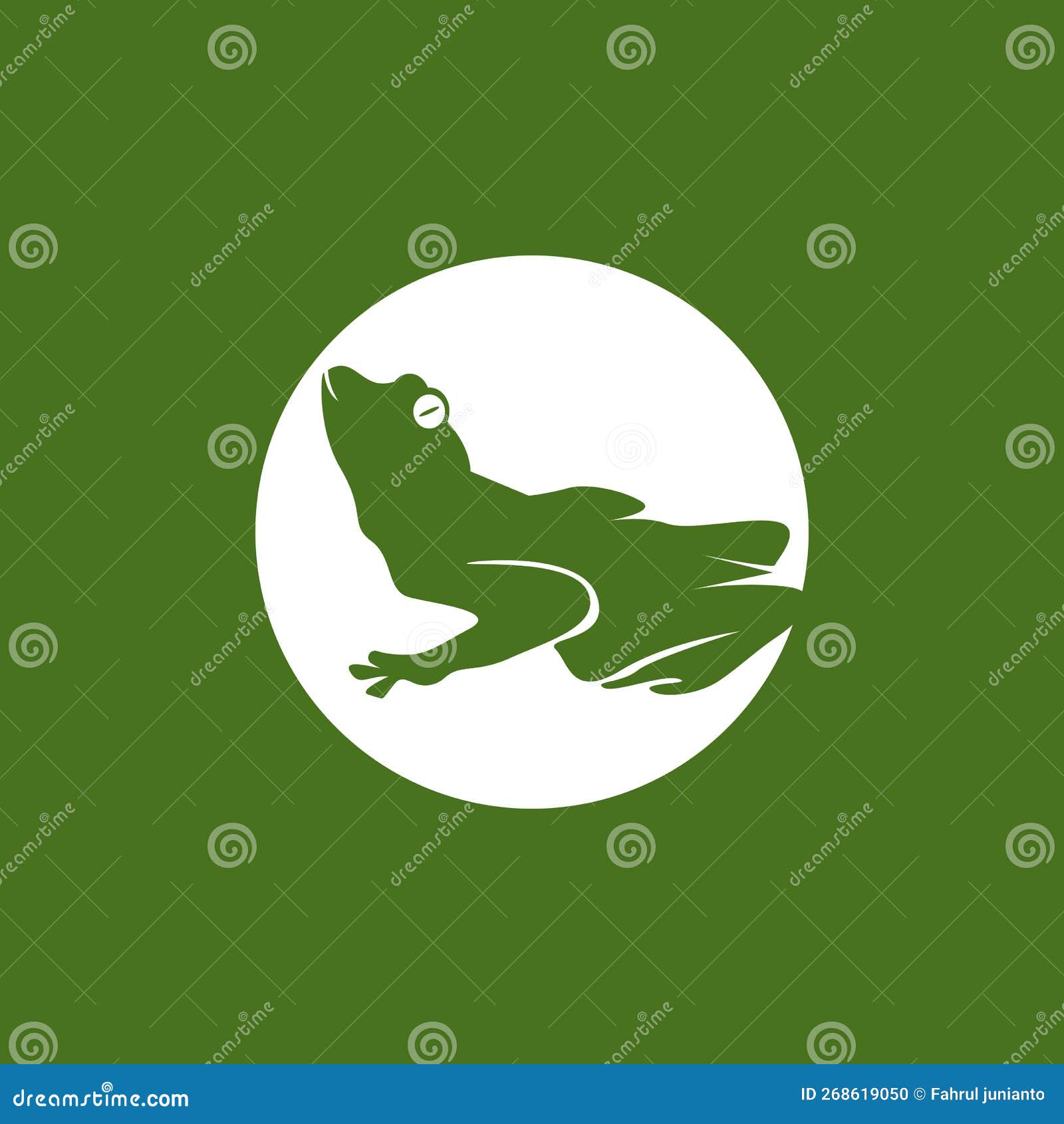 Green Frog Icon and Symbol Vector Illustration Stock Illustration ...