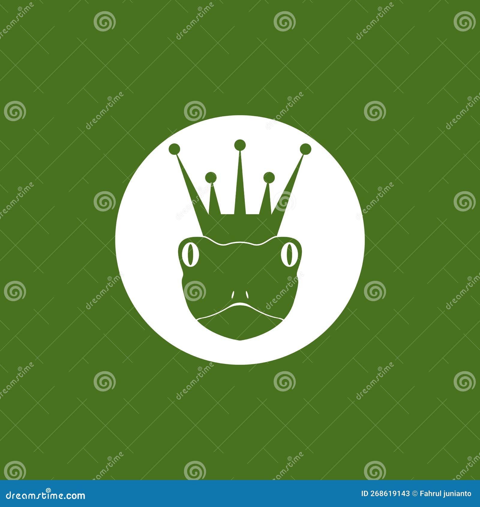 Green Frog Icon and Symbol Vector Illustration Stock Illustration ...