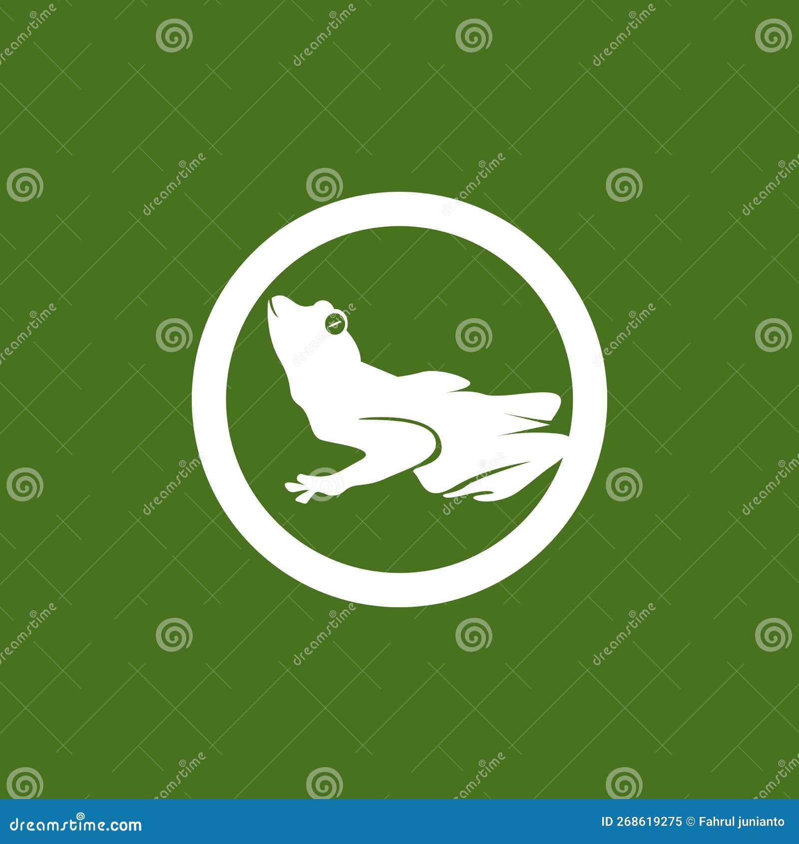 Green Frog Icon and Symbol Vector Illustration Stock Illustration ...