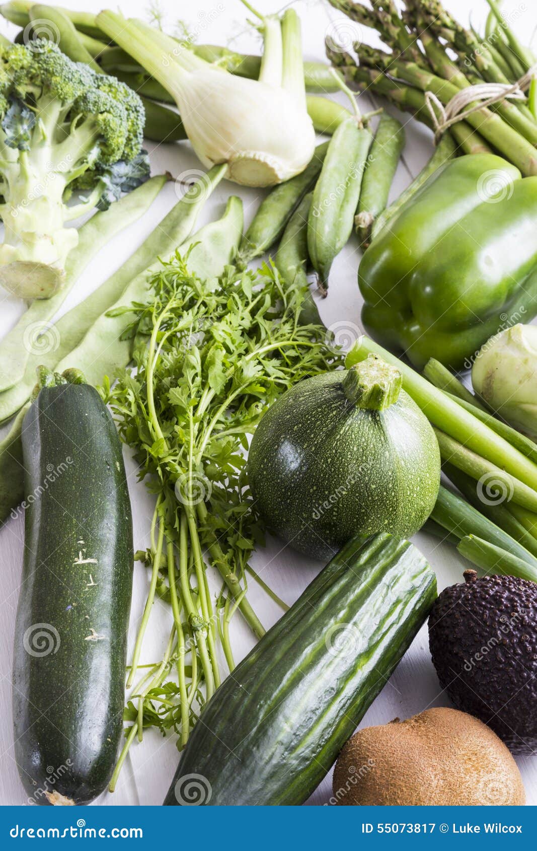 Green Fruit and Vegetable Produce Stock Image - Image of cucumber ...