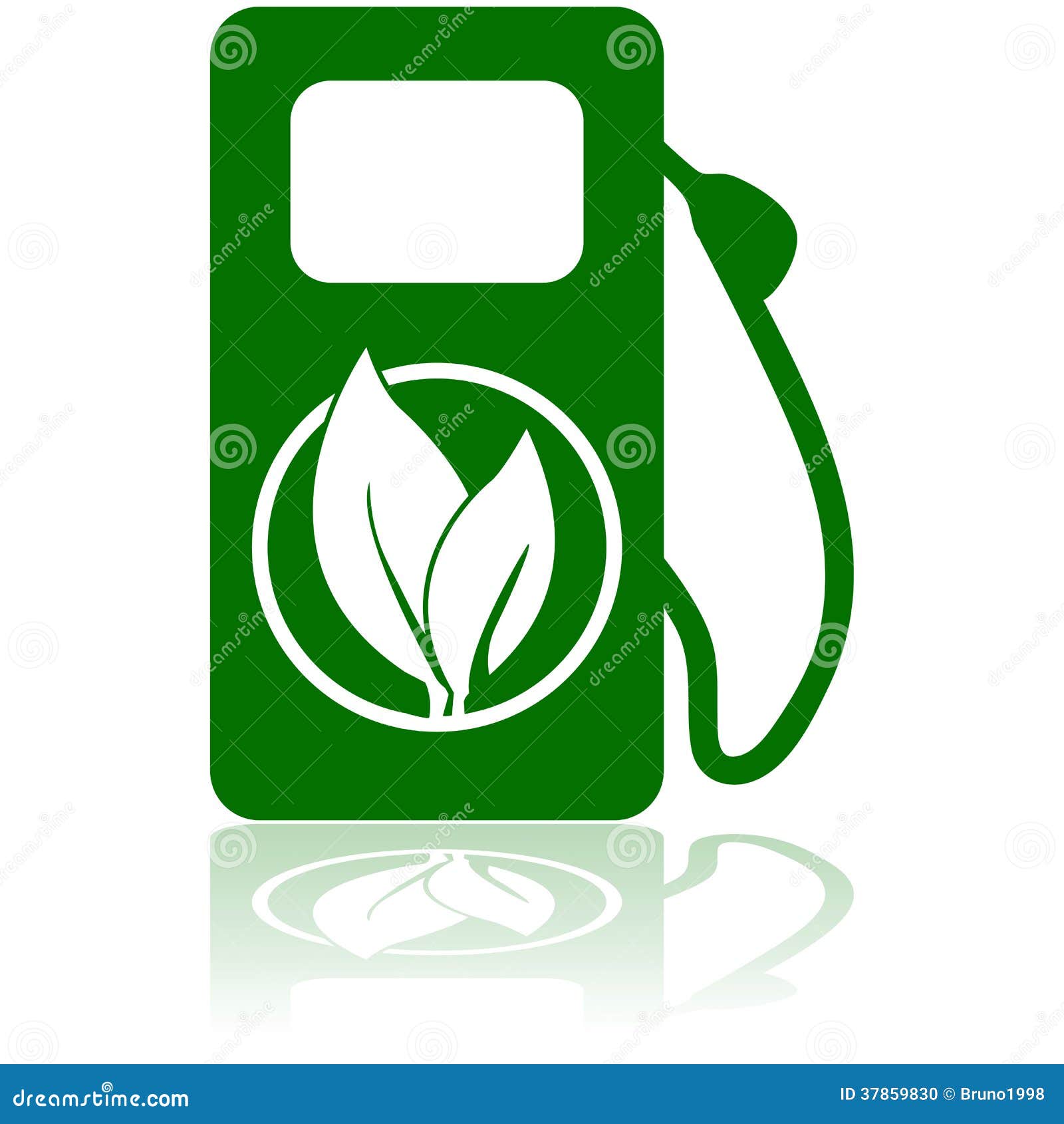 Green fuel stock vector. Illustration of symbol, bright - 37859830