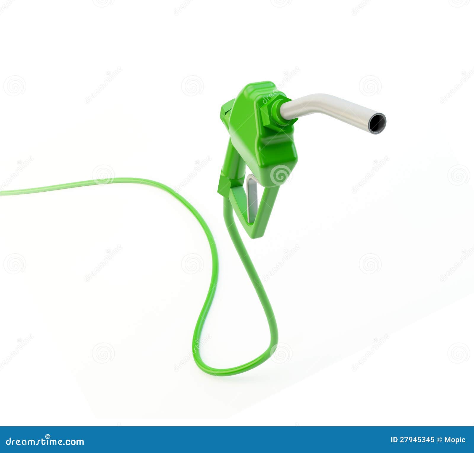 Green Fuel Pump Nozzle And Drop Water With Earth. Royalty-Free Stock ...