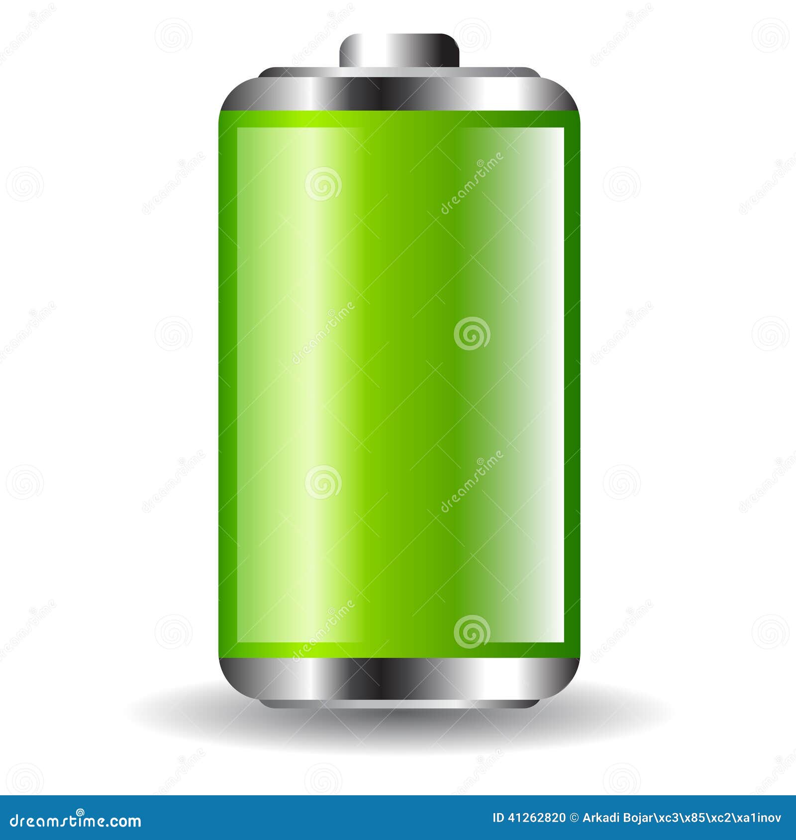 Full Battery Cartoon Vector | CartoonDealer.com #87641695