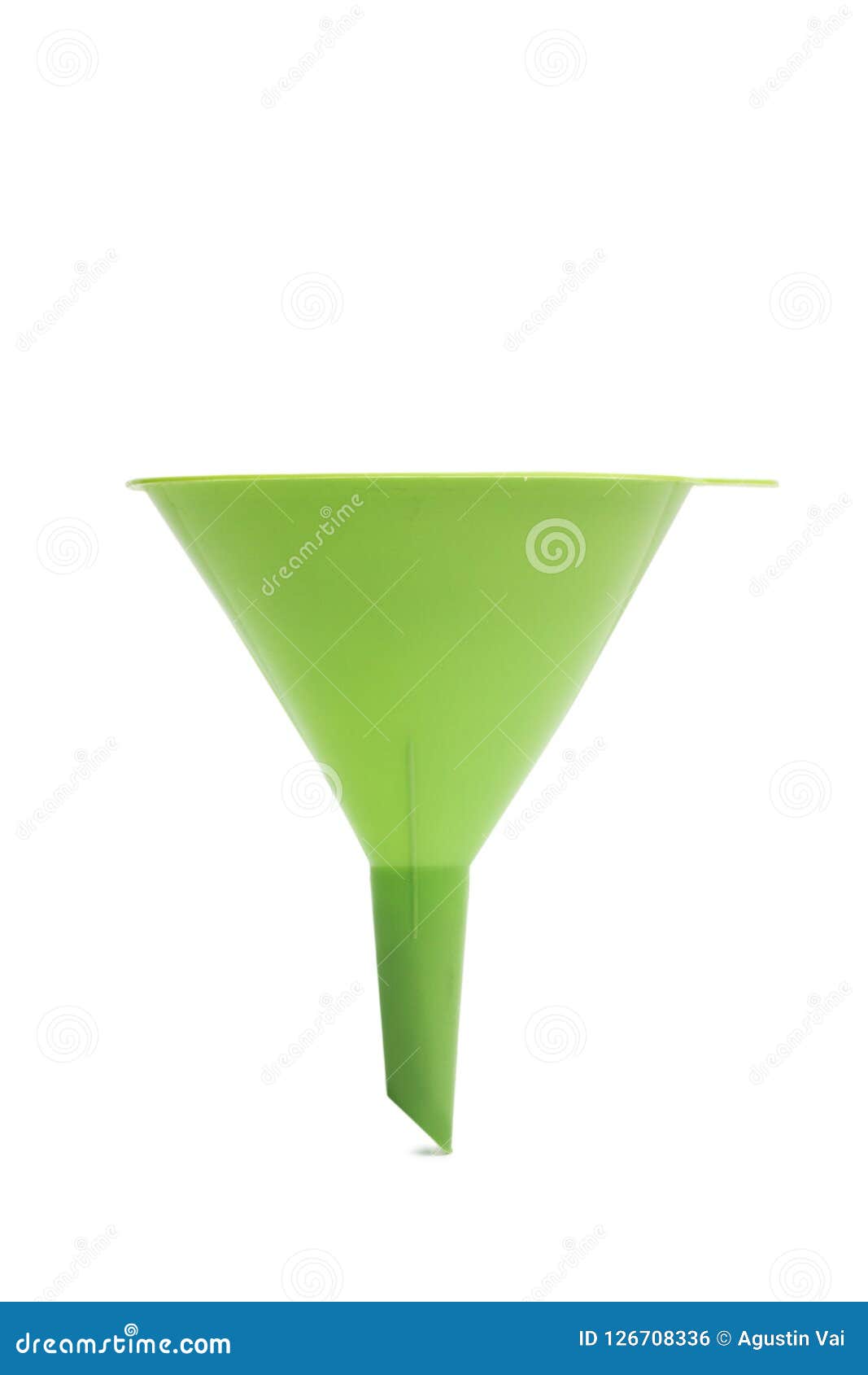 A green funnel stock photo. Image of white, utensils - 126708336