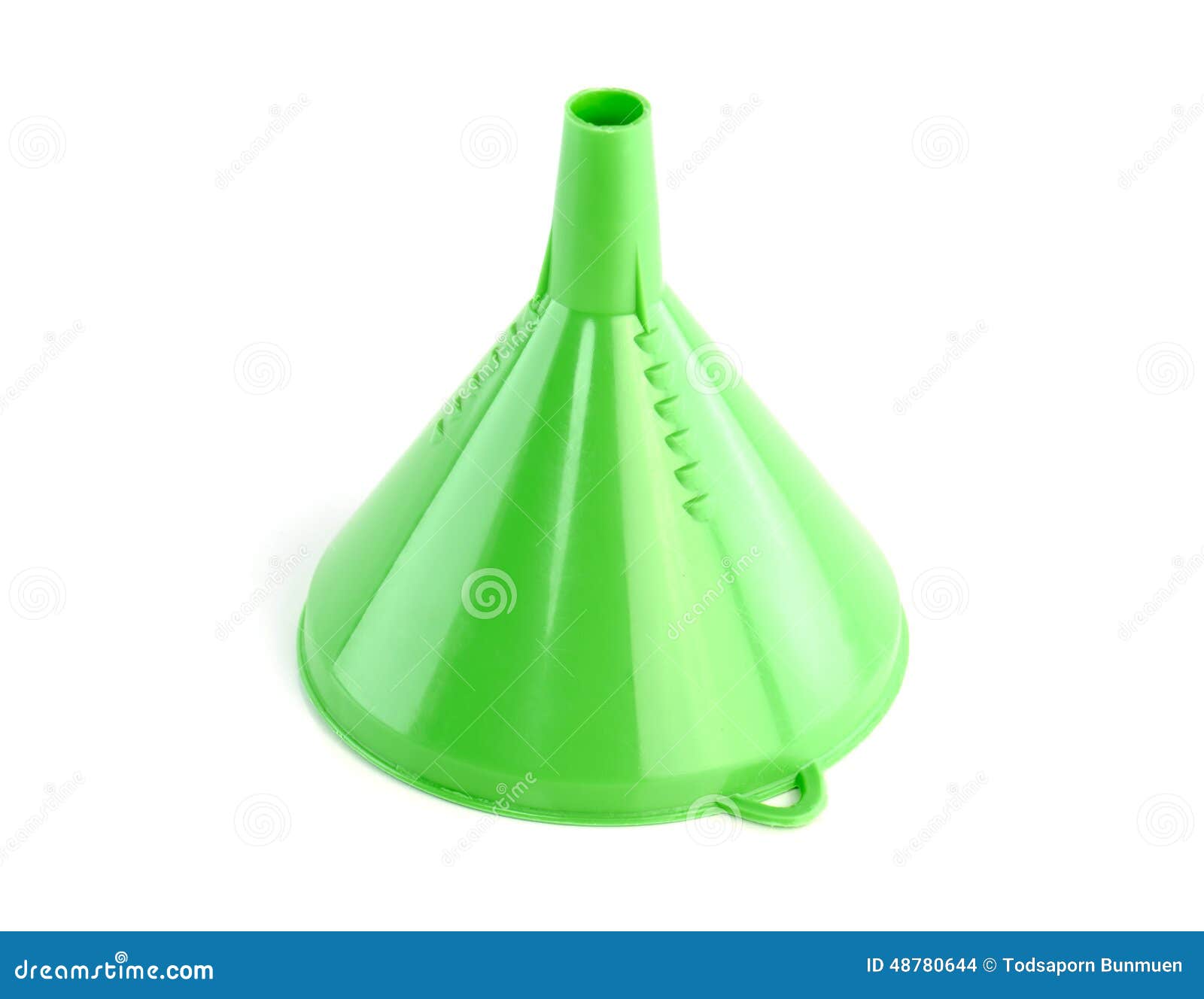 Green Funnel Isolated on White Background Stock Photo - Image of clean ...