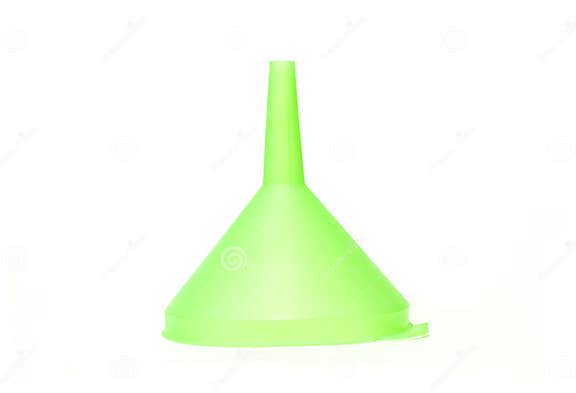 Green Funnel stock image. Image of close, isolated, household - 45447341