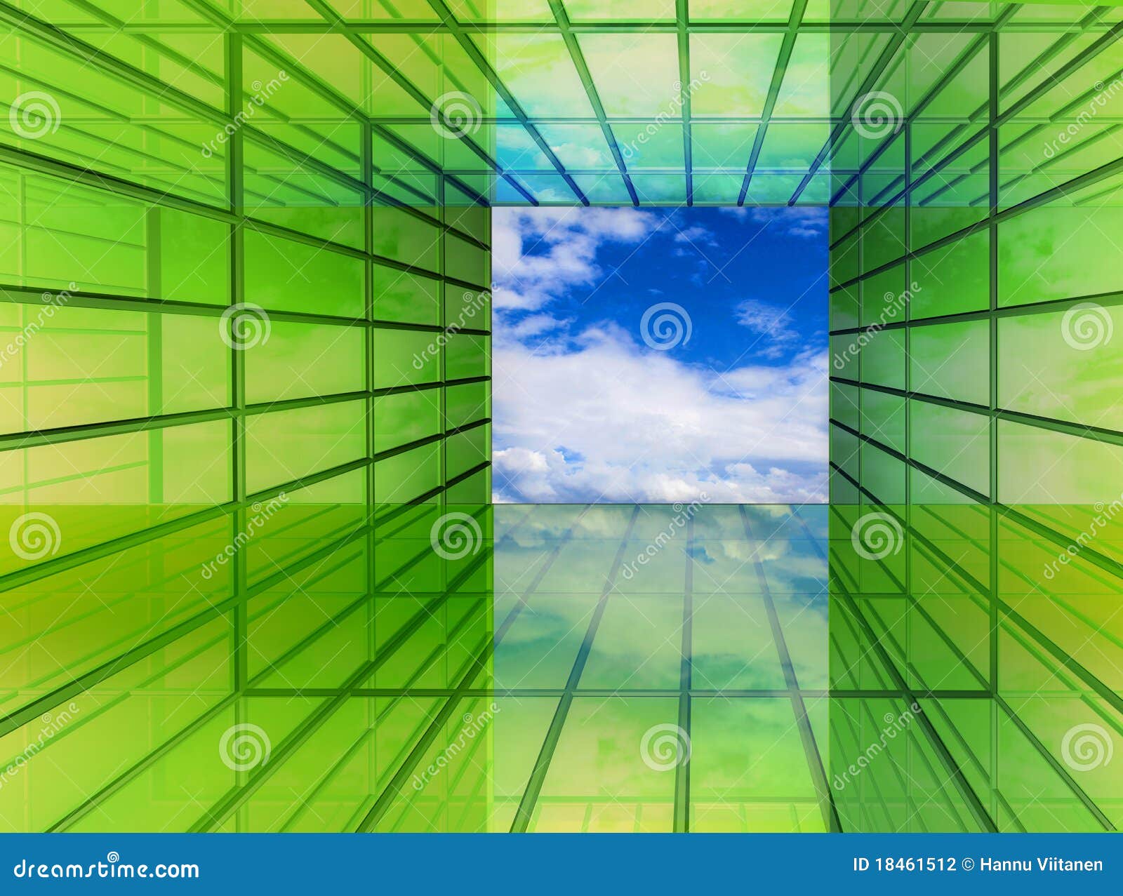 Green is the future stock illustration. Illustration of modern - 18461512