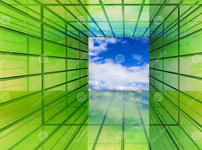 Green is the future stock illustration. Illustration of modern - 18461512