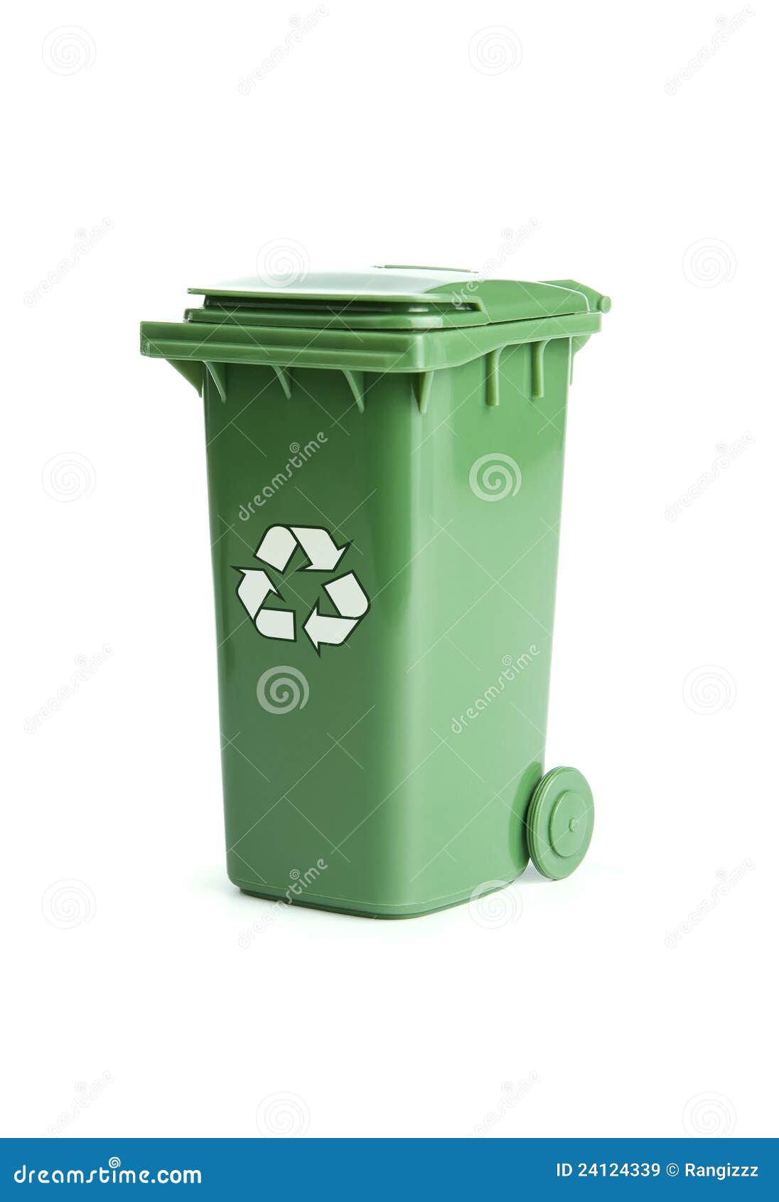 Green Garbage Waste Collection Dumpster, Problems Of Ecology Sorting ...