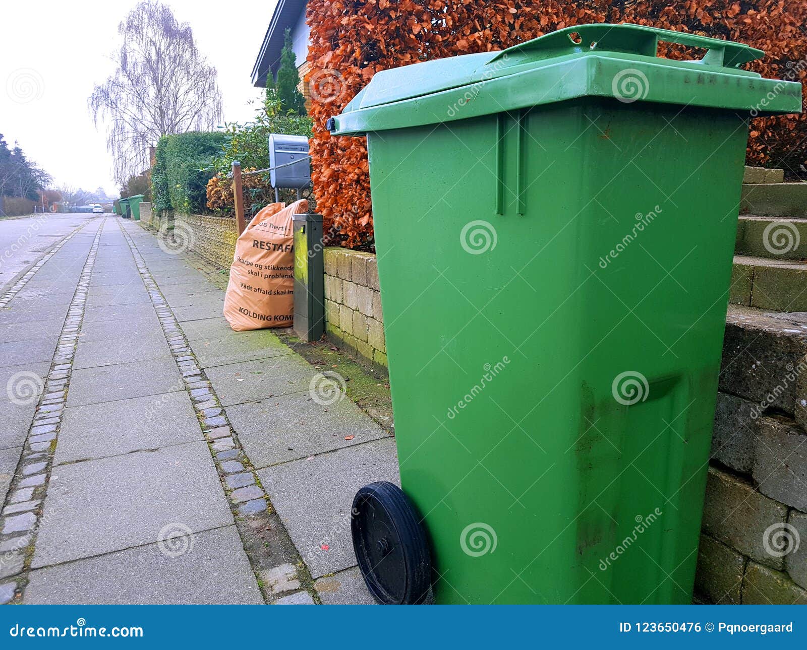 Containers for Sorting Garbage Stock Photo - Image of throw, cleaning ...