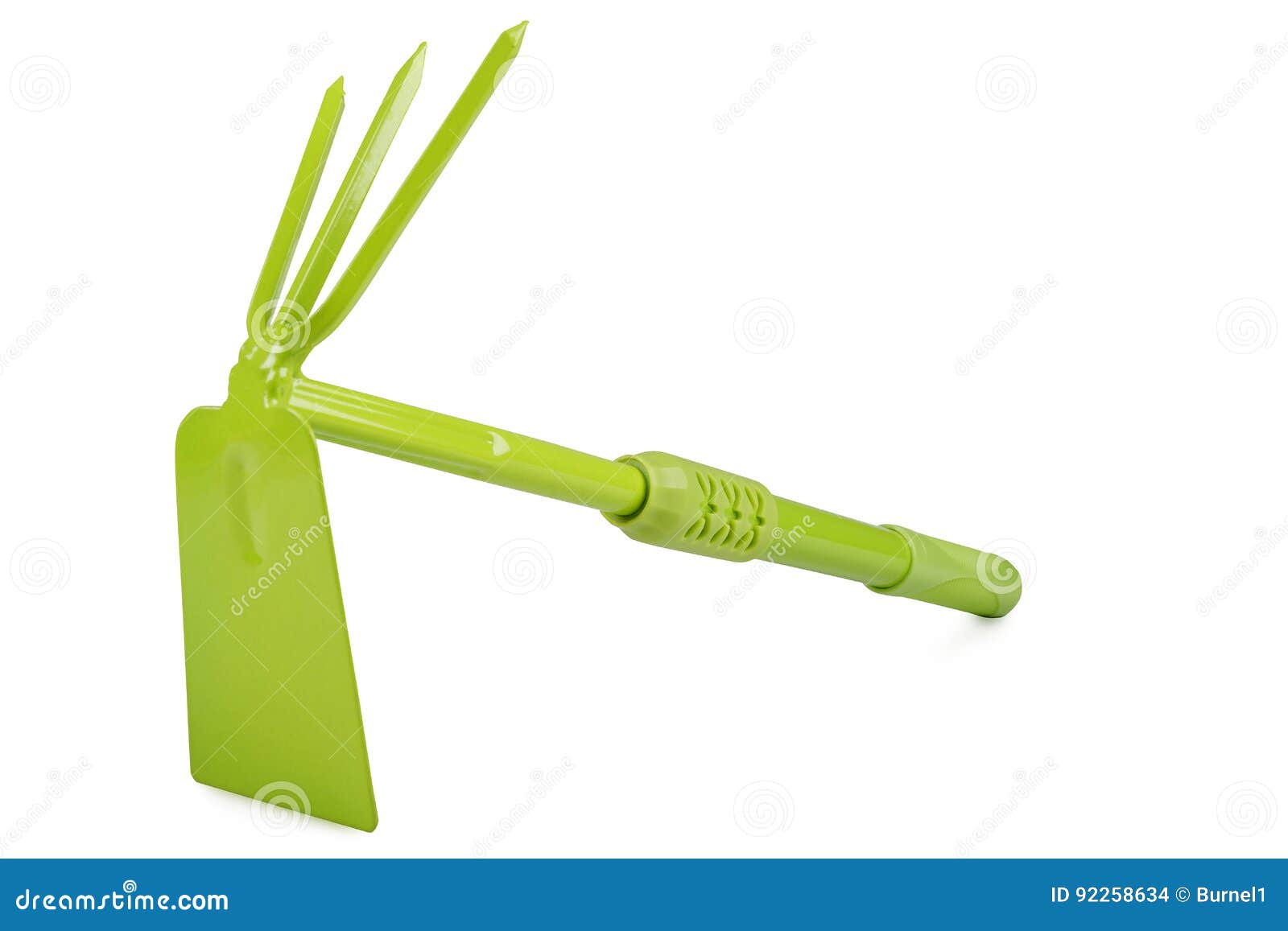 Green garden hoe stock photo. Image of cultivate, steel - 92258634