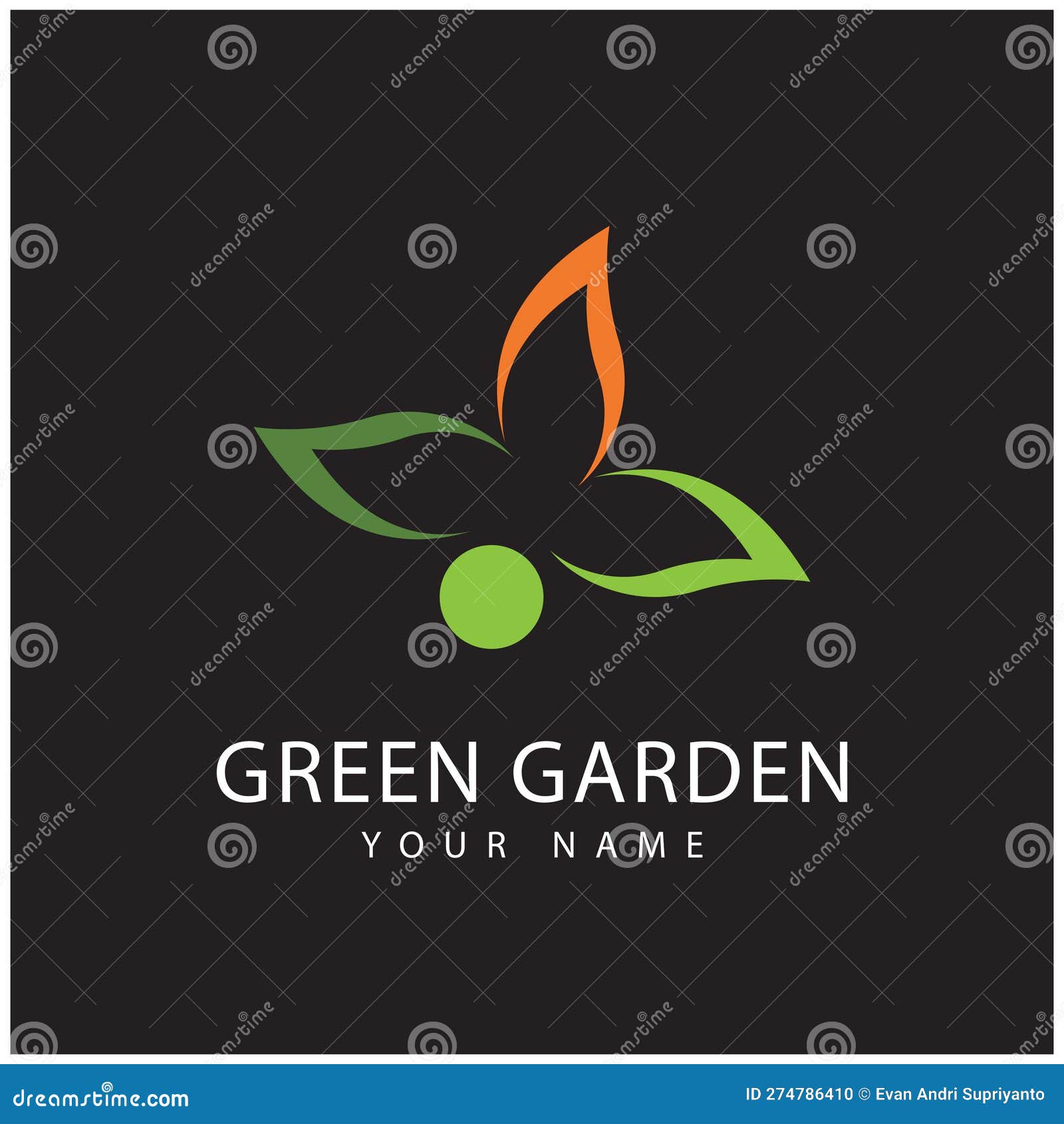 Green Garden Logo Vector and Symbol Stock Vector - Illustration of ...
