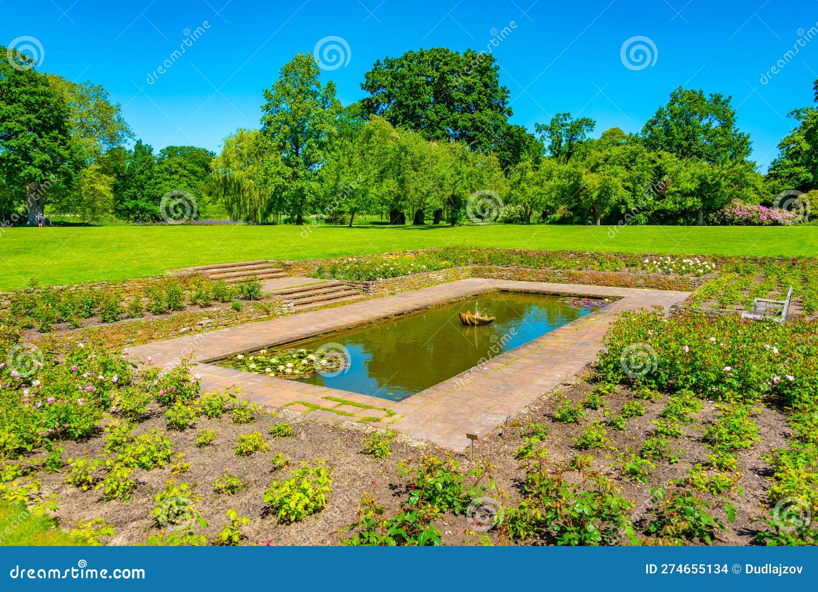 Green Gardens at Gr??sten Palace in Denmark Stock Photo - Image of ...