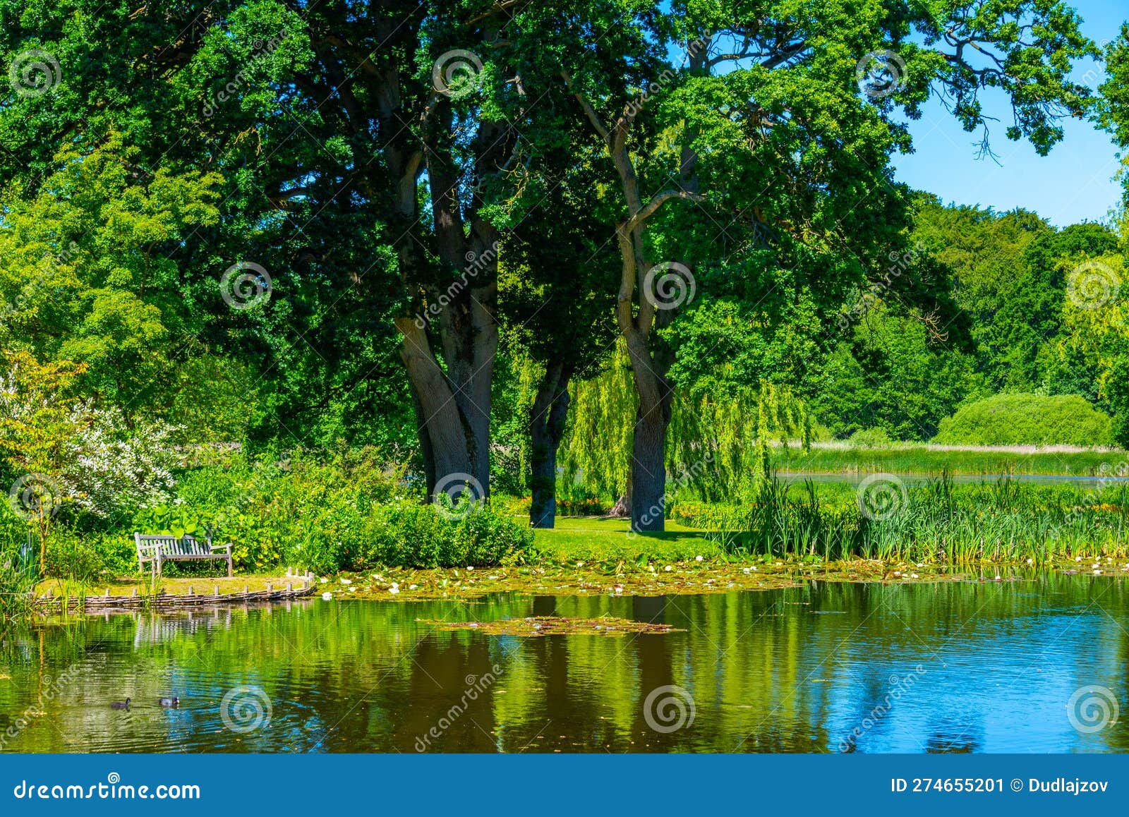 Green Gardens at Gr??sten Palace in Denmark Stock Image - Image of ...