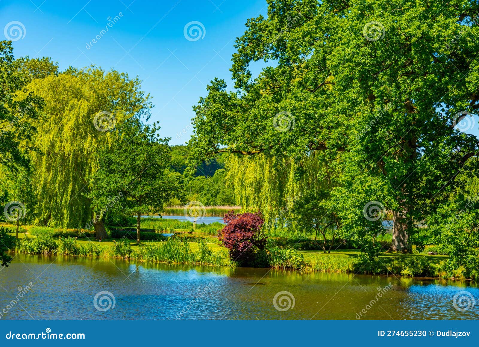 Green Gardens at Gr??sten Palace in Denmark Stock Photo - Image of ...
