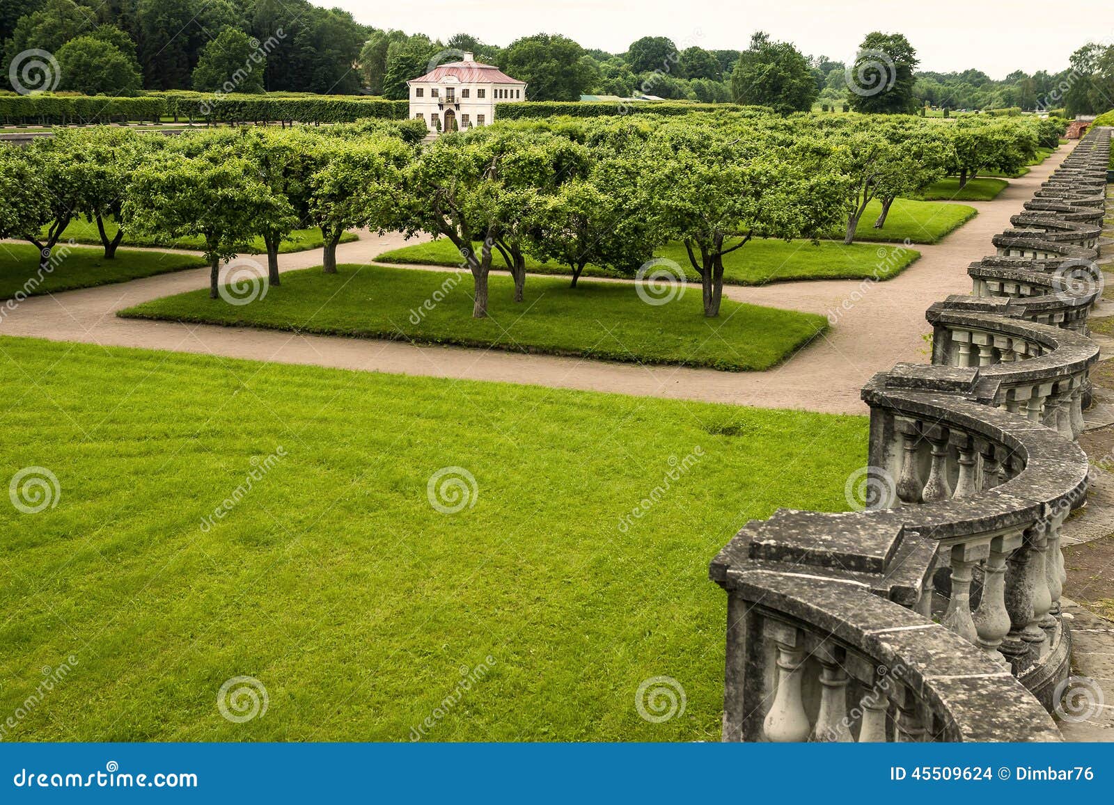 Green Gardens of Peterhof, Russia Stock Photo - Image of landmark ...