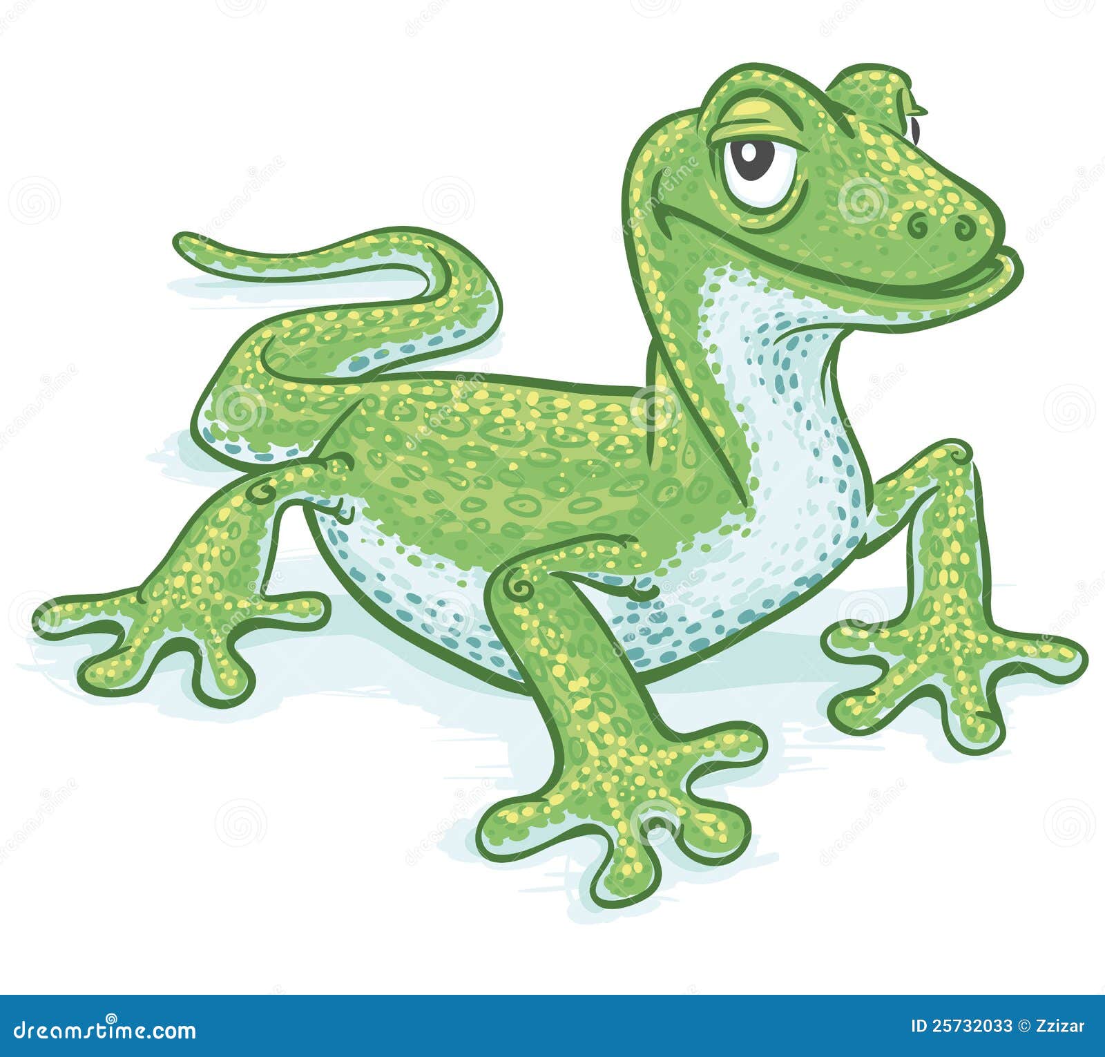 Green Gecko Cartoon For You Design Stock Photo | CartoonDealer.com ...
