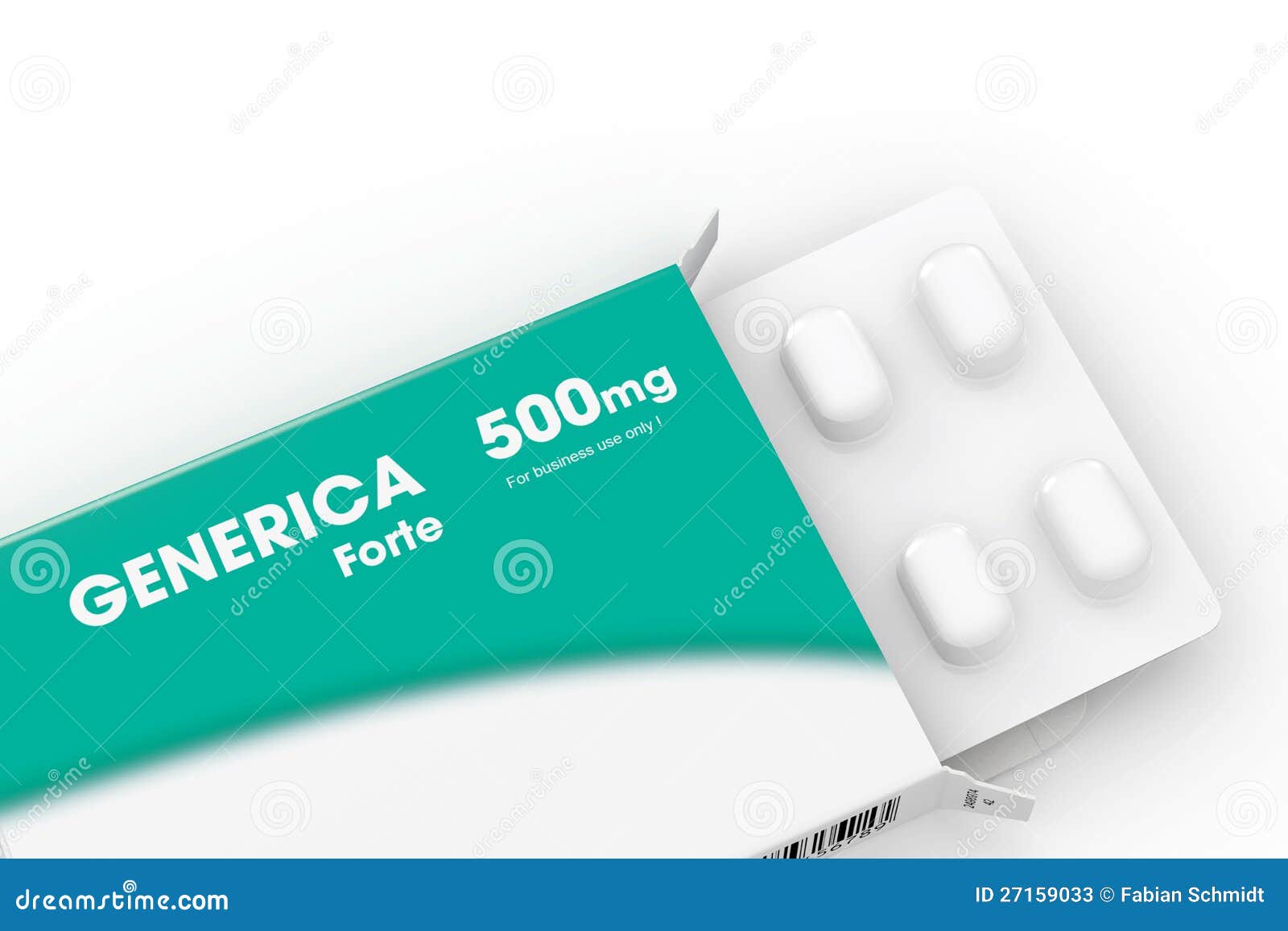 Green Generica Medical Pill Box Stock Illustration - Illustration of ...