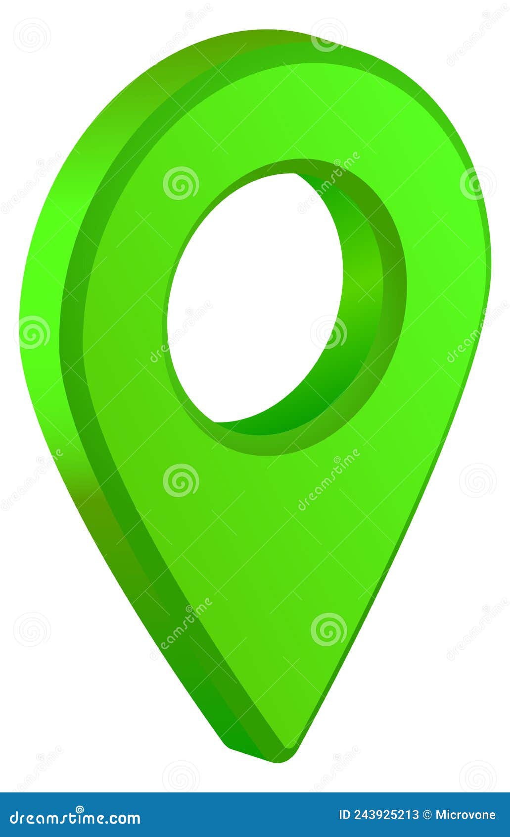 Green Destination Symbol Of A Pin. Environment Day Concept. Green ...
