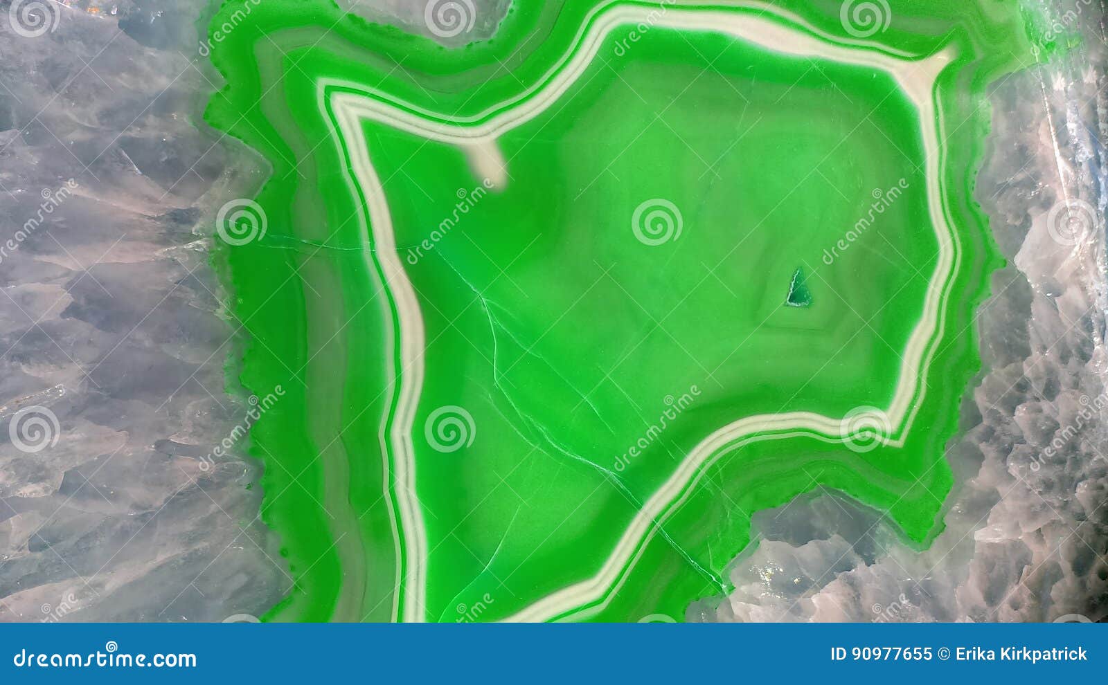 Green Geode Gemstone Background Stock Image - Image of mineral ...