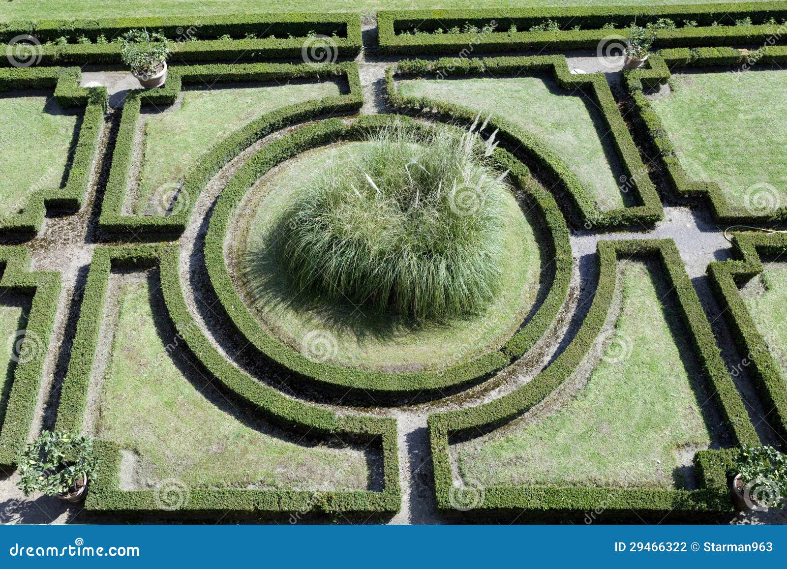 Geometric Patterns In Vegetable Gardens