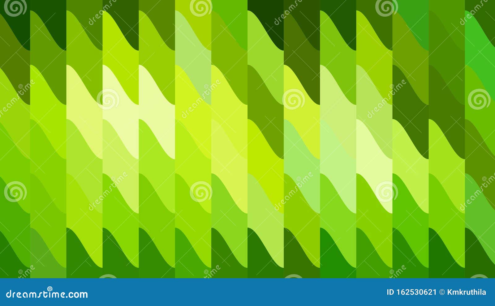 Green Geometric Shapes Background Stock Vector - Illustration of ...