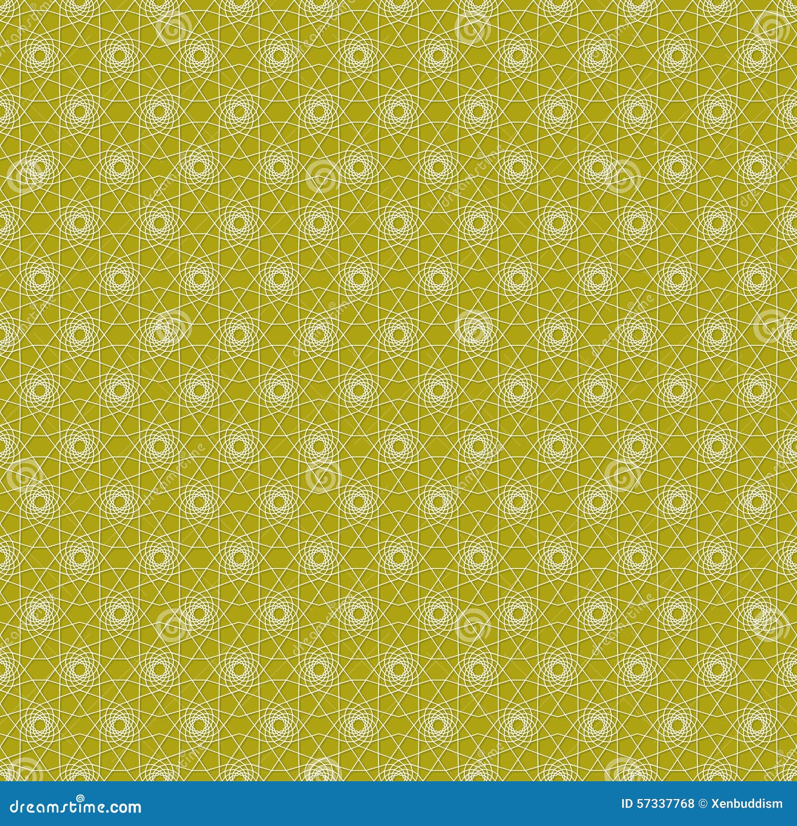 Green Geometric Traditional Arabic Pattern Stock Illustration ...