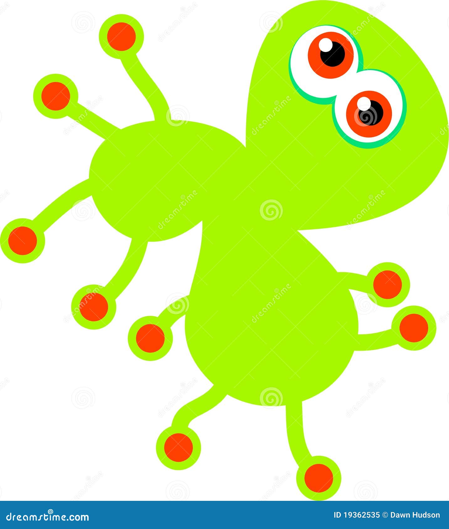 Green Germ stock illustration. Illustration of clipart - 19362535