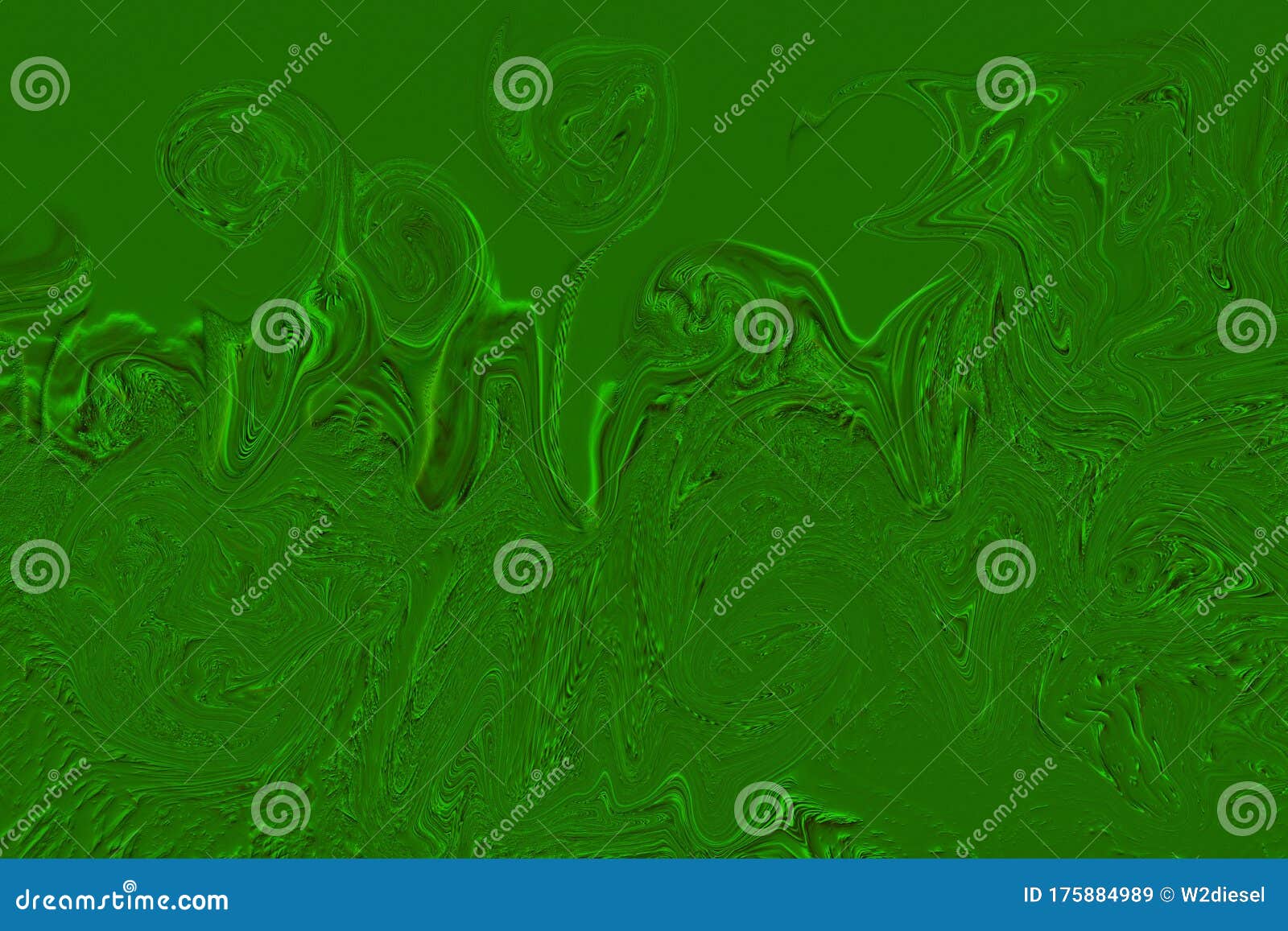 Green Ghosts 3d Abstract Design Stock Illustration - Illustration of ...