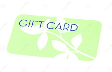 Green Gift Card stock image. Image of isolated, card - 10103895