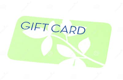 Green Gift Card stock image. Image of isolated, card - 10103895