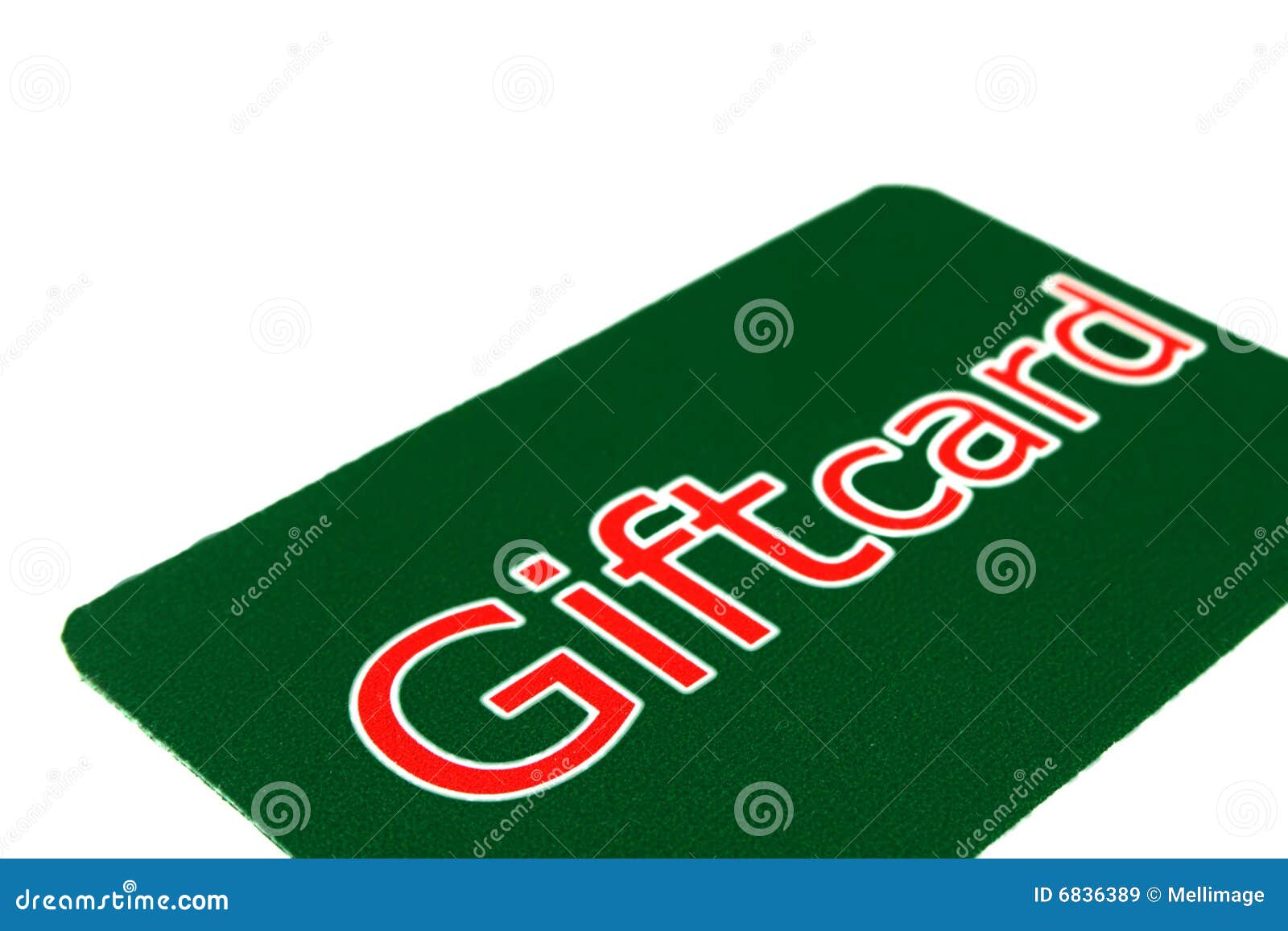 Green gift card stock image. Image of white, cashless - 6836389