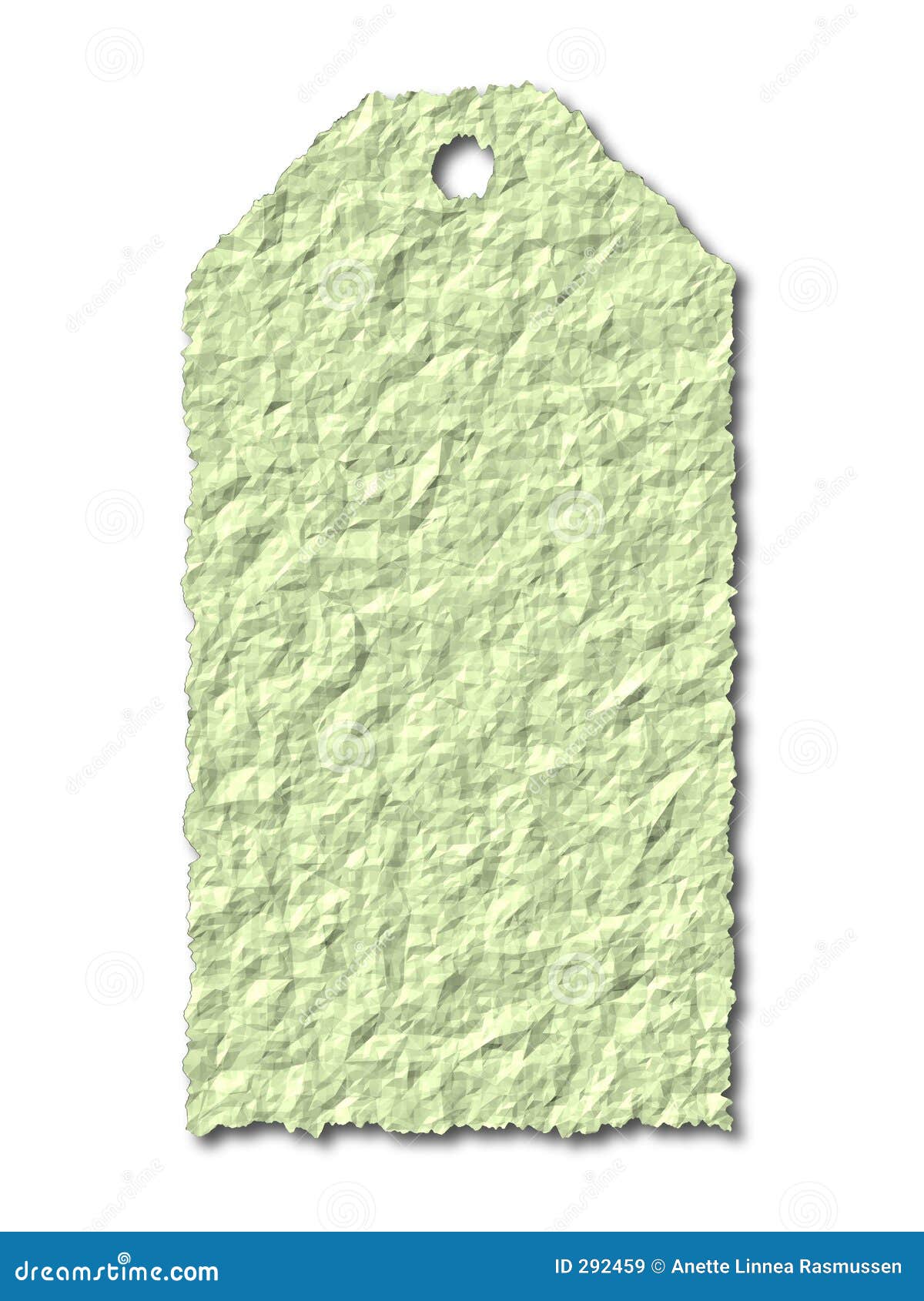 Green gift tag stock illustration. Illustration of surface - 292459